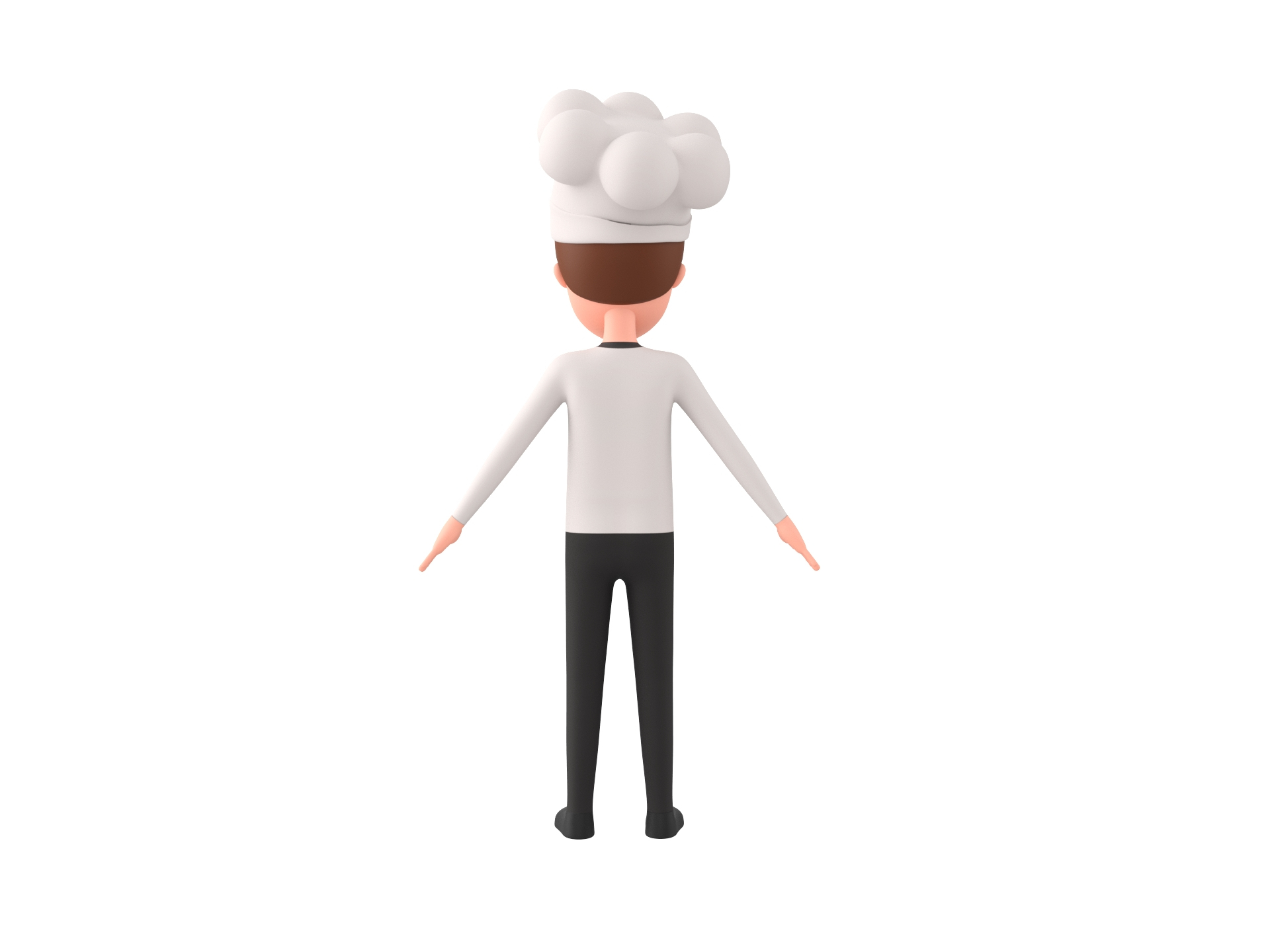 3D Character120 Rigged Chef model - TurboSquid 1758520