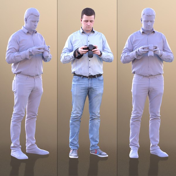 3D man camera pictures - TurboSquid 1710851