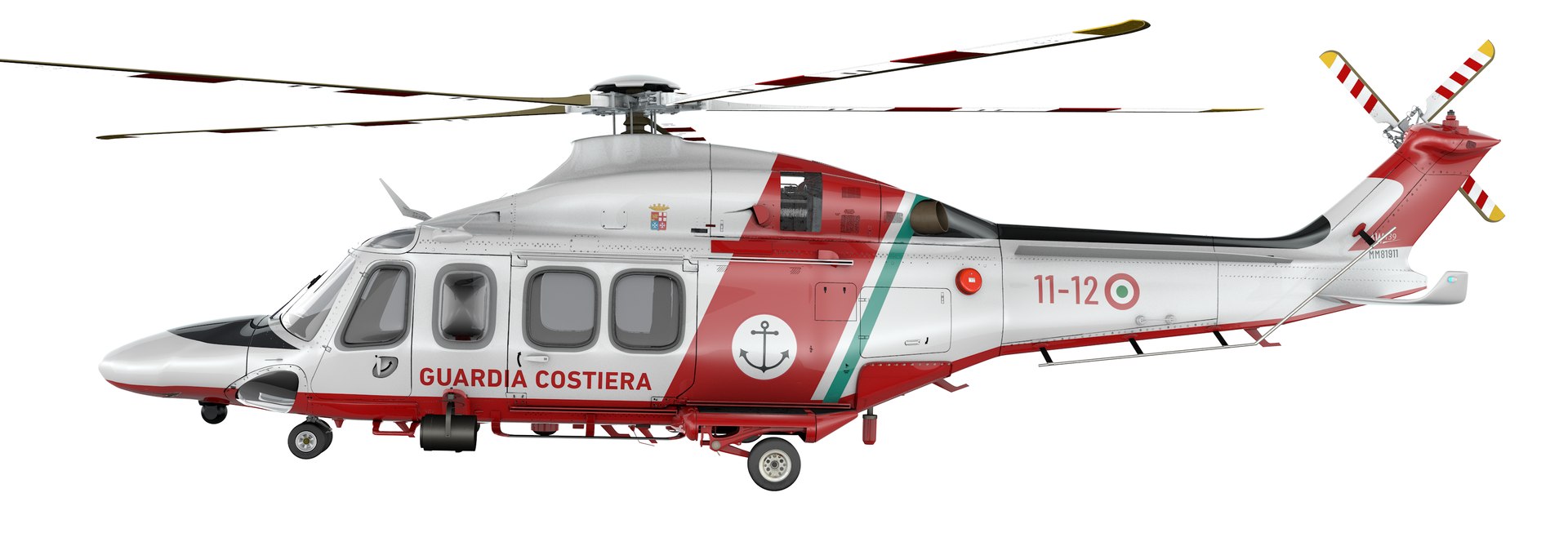 3D AW139 GUARDIA COSTIERA L2165 - TurboSquid 2254748