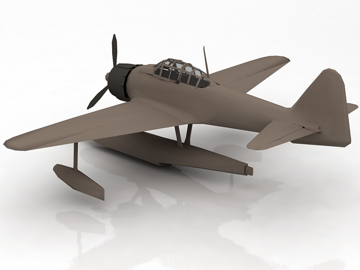 3D Model Mitsubishi Rufe A6m2-n 2 - TurboSquid 1645279