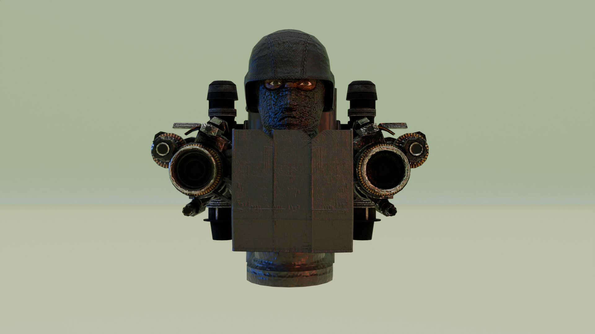 3D Jetpack Balaclava Laser Skibidi Toilet Model - TurboSquid 2429454