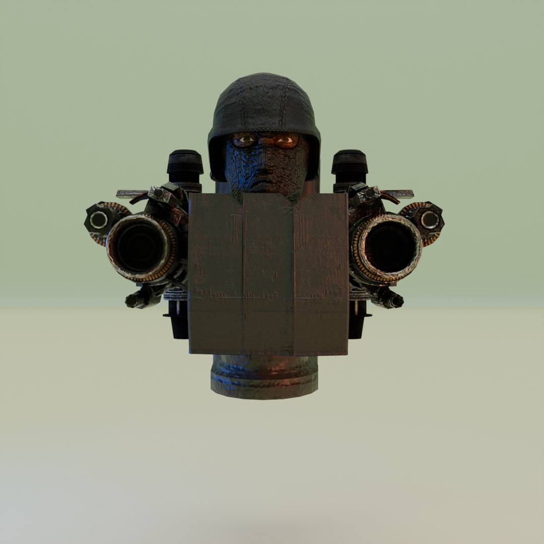 3D Jetpack Balaclava Laser Skibidi Toilet Model - TurboSquid 2429454