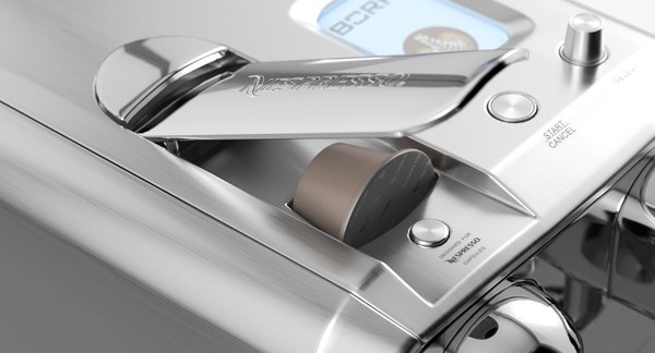 modelo 3d Cafetera BORK C830 Nespresso - TurboSquid 1388295