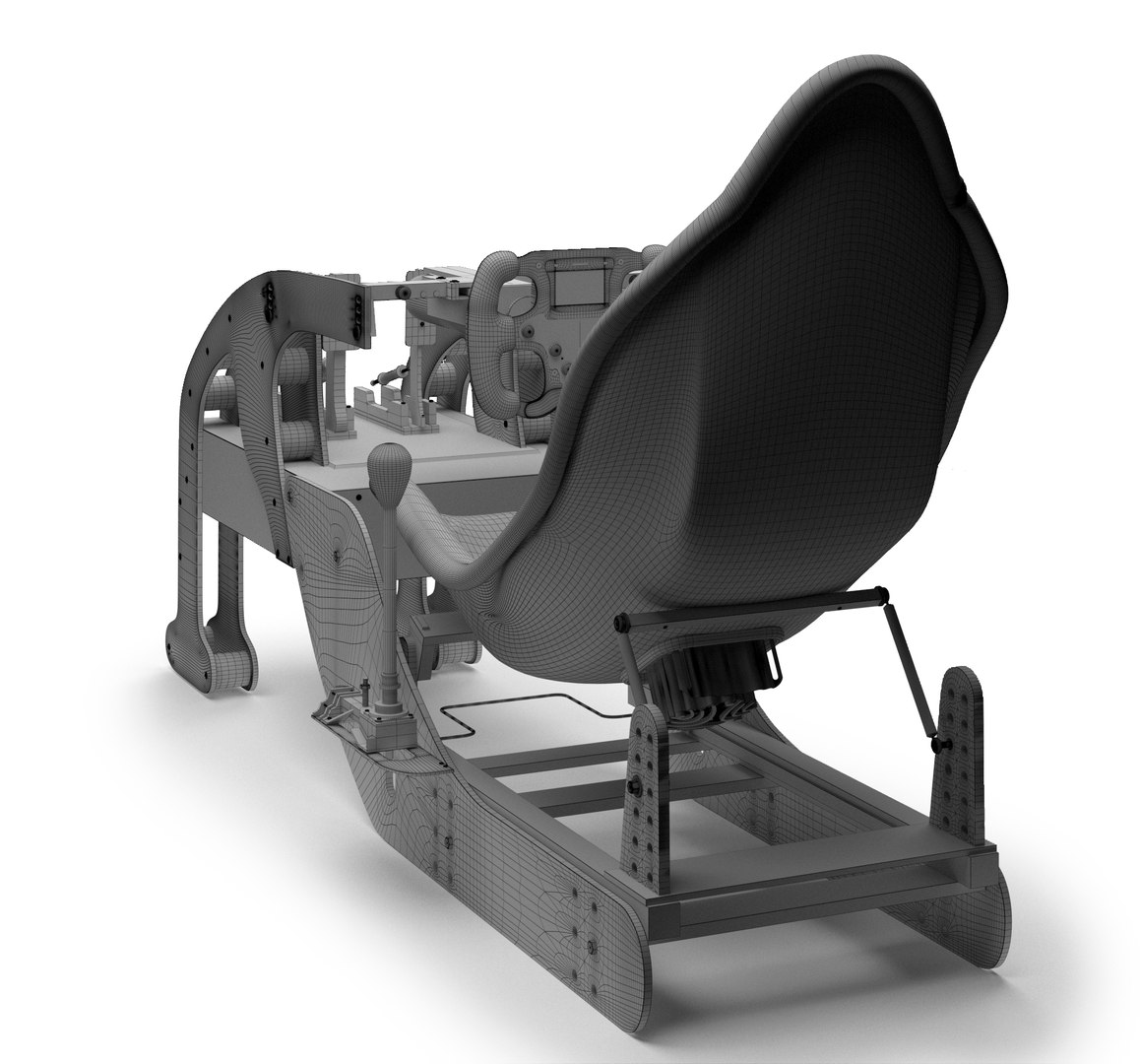 Racing Simulator 3D - TurboSquid 1345990