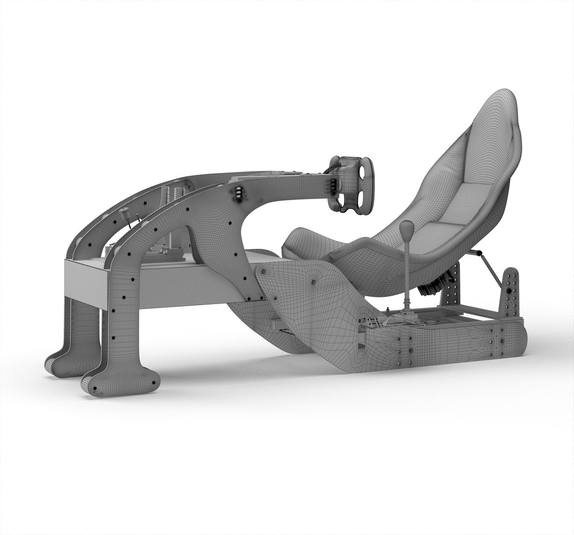 Racing Simulator 3D - TurboSquid 1345990