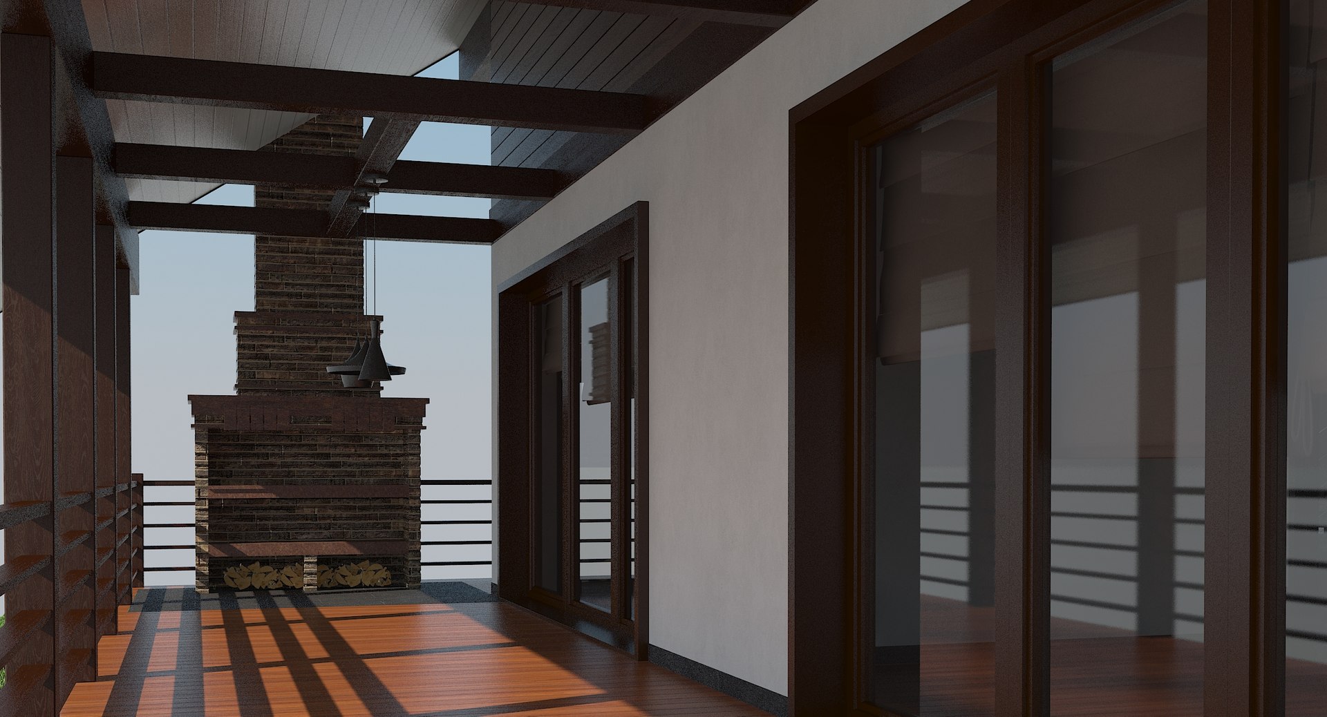 Contemporary Shale Style House Model - TurboSquid 1157965