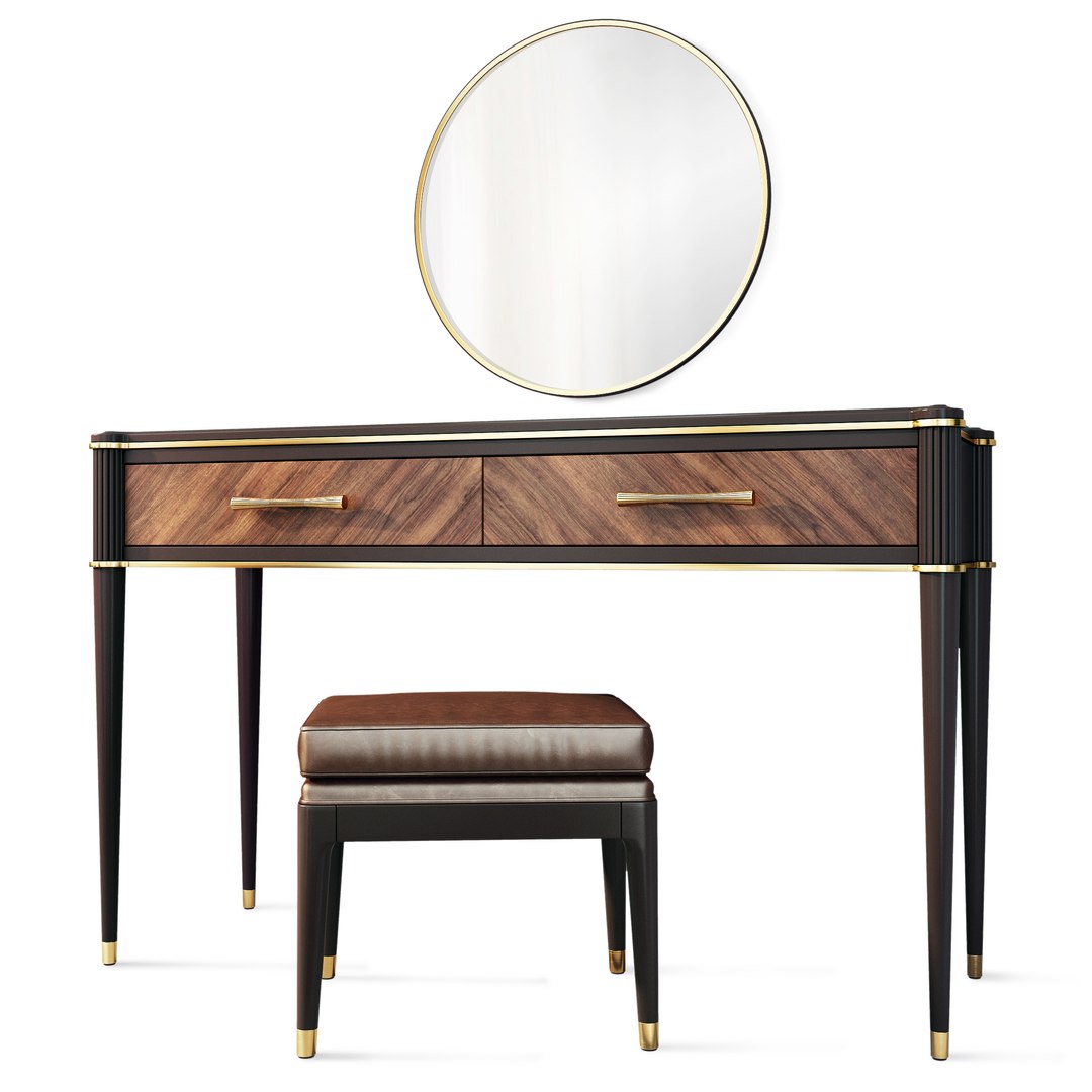 3D Dressing Table Vanity Venice By Classico Italiano - TurboSquid 1960429