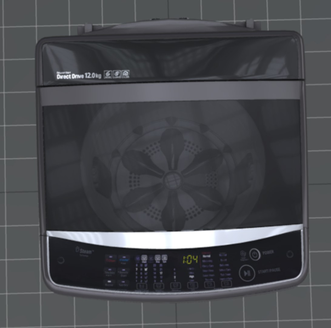 3D model LG 11 Kg Fully-Automatic Top Loading Washing Machine 5 Star ...