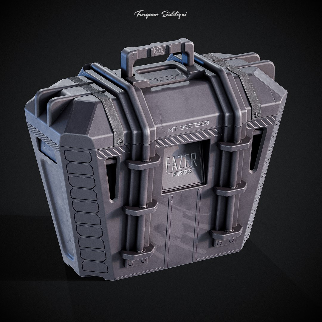 3D Sci-fi Crate PBR - TurboSquid 2134901