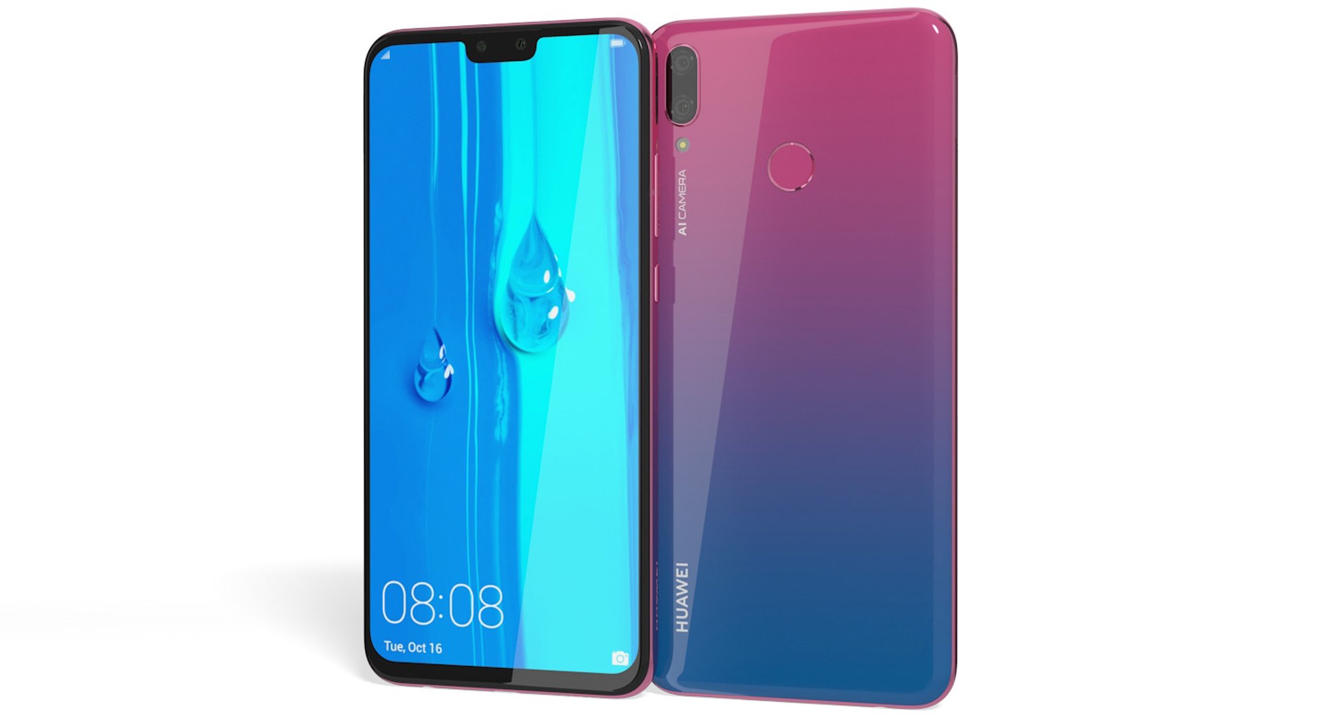 3D model realistic huawei y9 2019 - TurboSquid 1371065