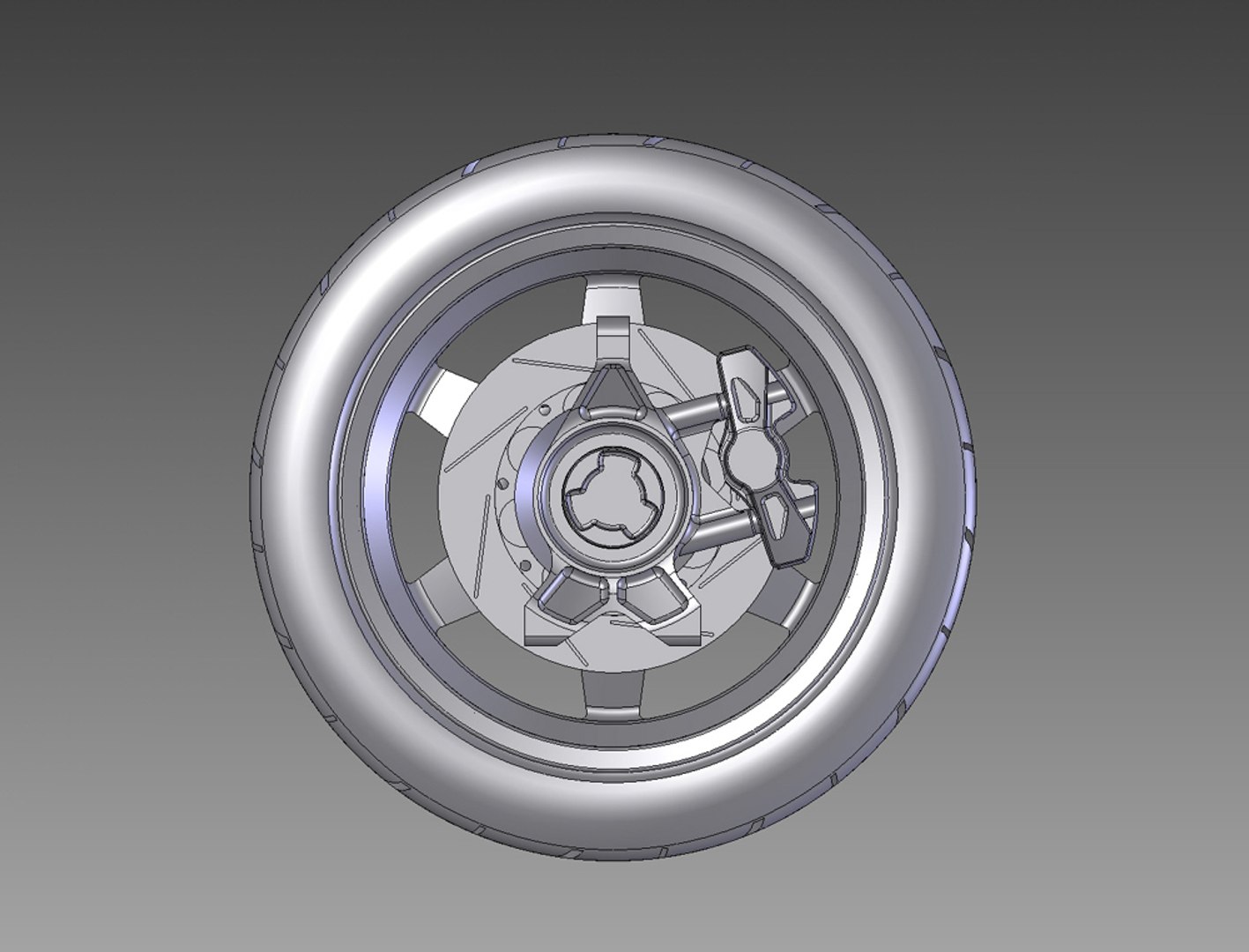 Ige Solidworks Rear Wheel-tire Wheel Tire