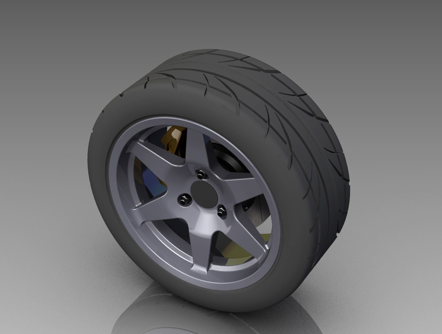 Ige Solidworks Rear Wheel-tire Wheel Tire