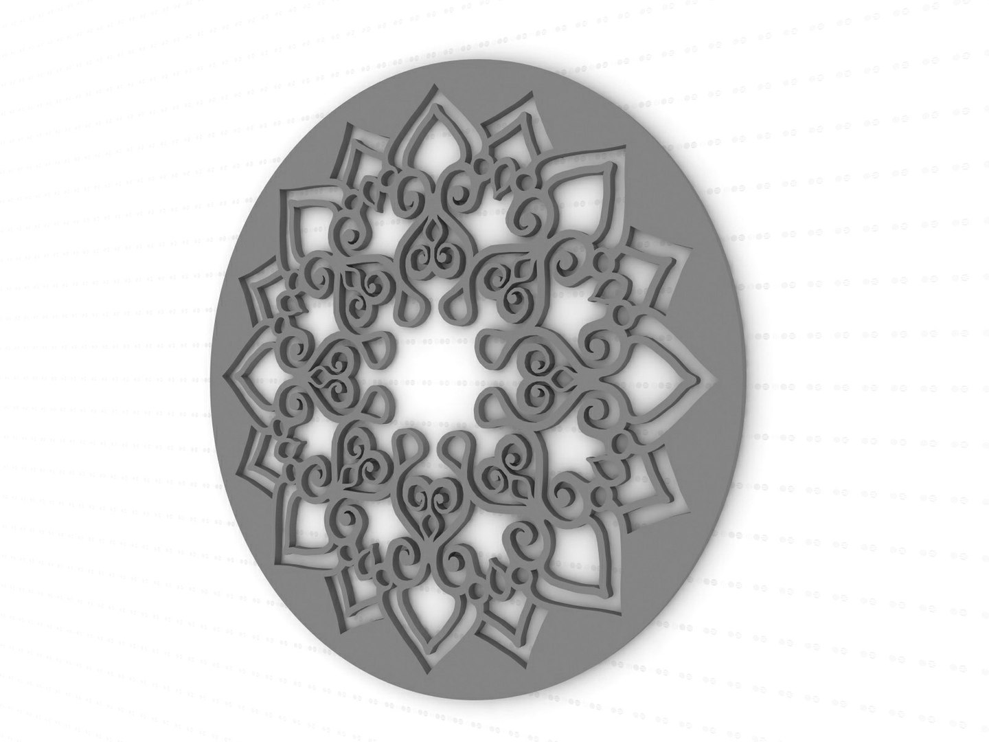 Mandala Cnc 3D - TurboSquid 1455112