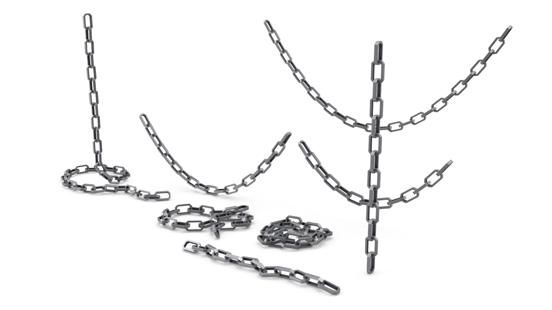 Chains 3D Model - TurboSquid 2366753