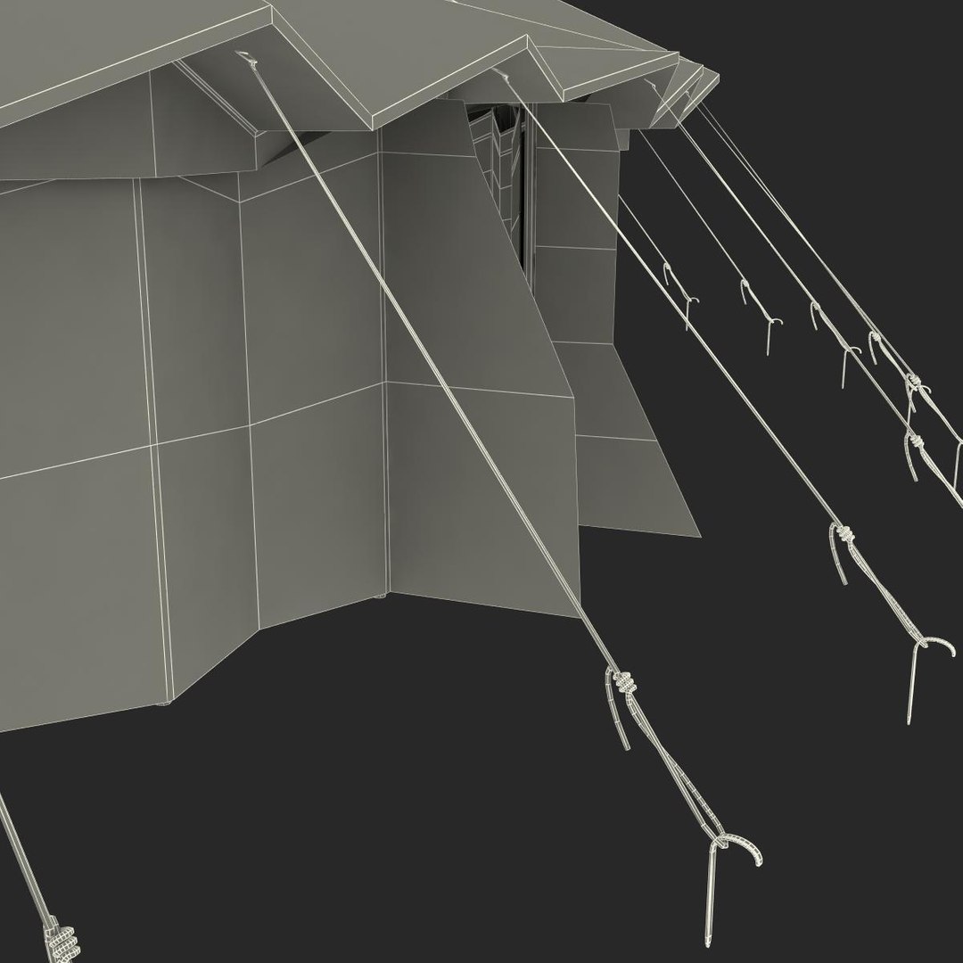 3d model party tent