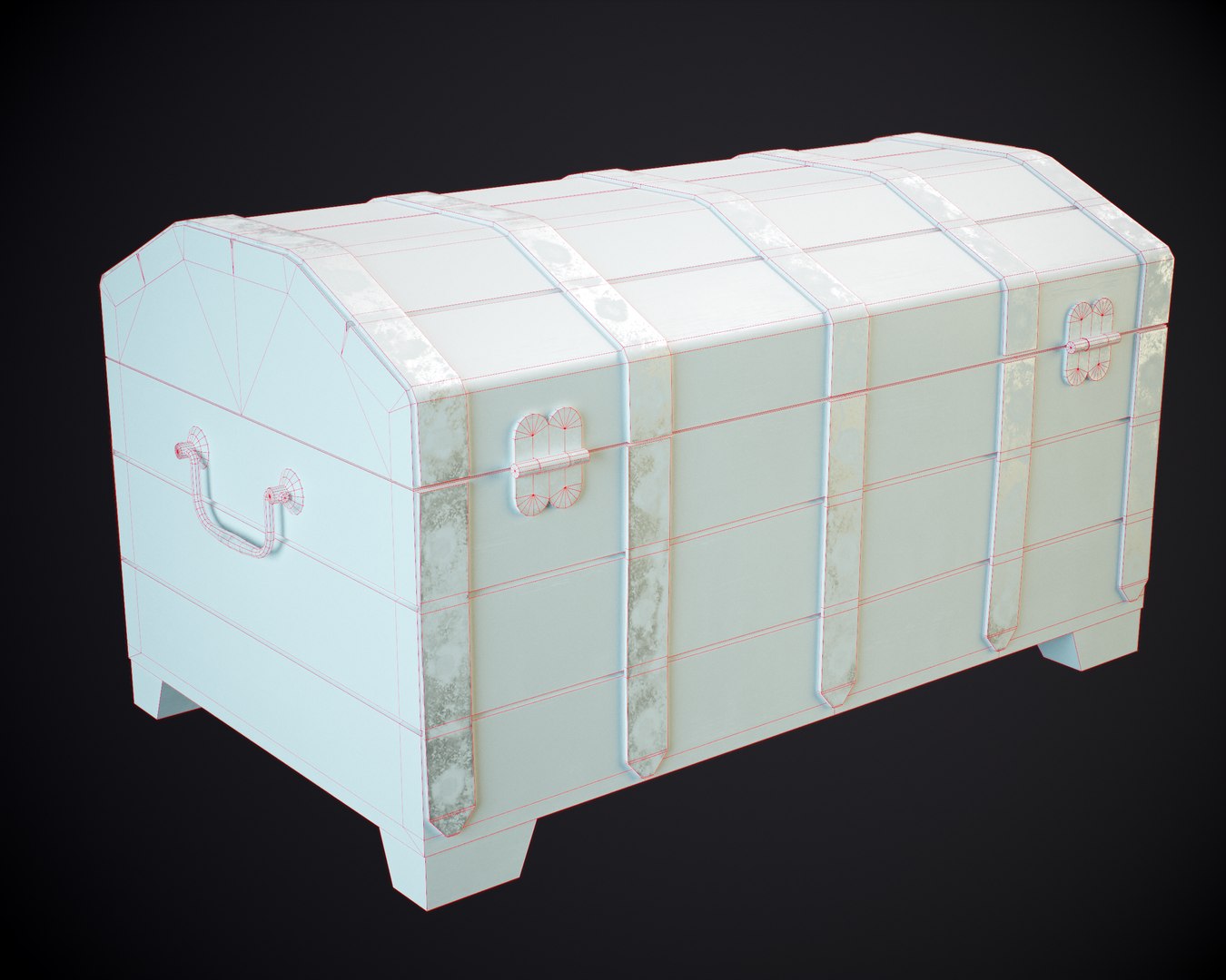 Pbr Chest 3d Model