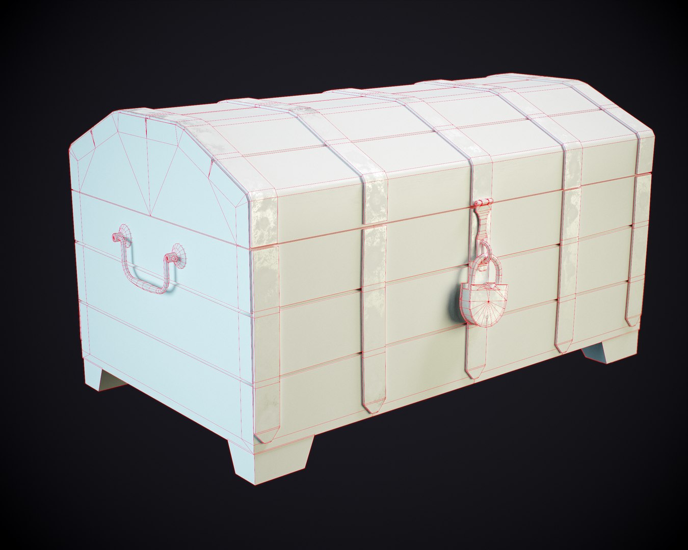 Pbr Chest 3d Model