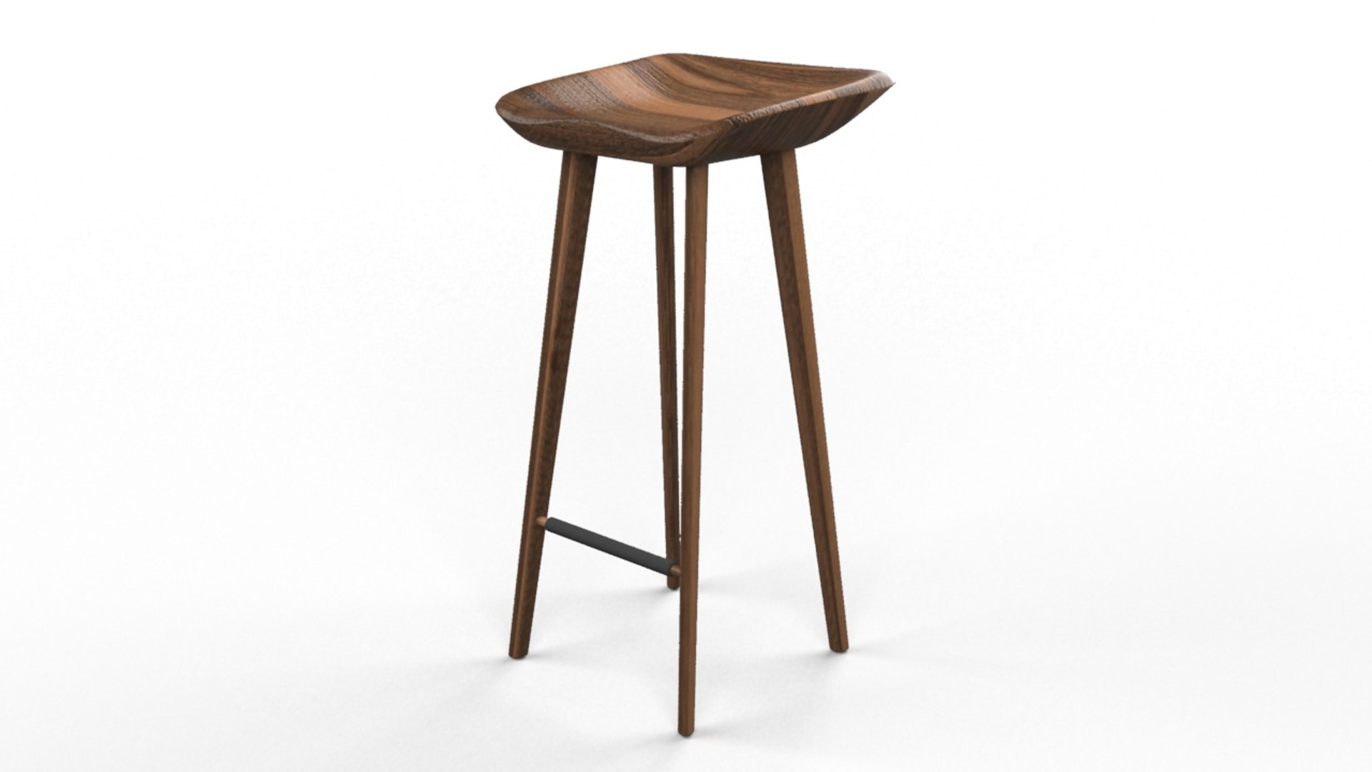 3d tractor barstool bar model