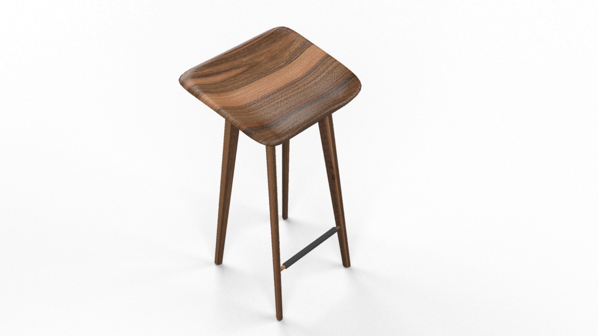 3d tractor barstool bar model