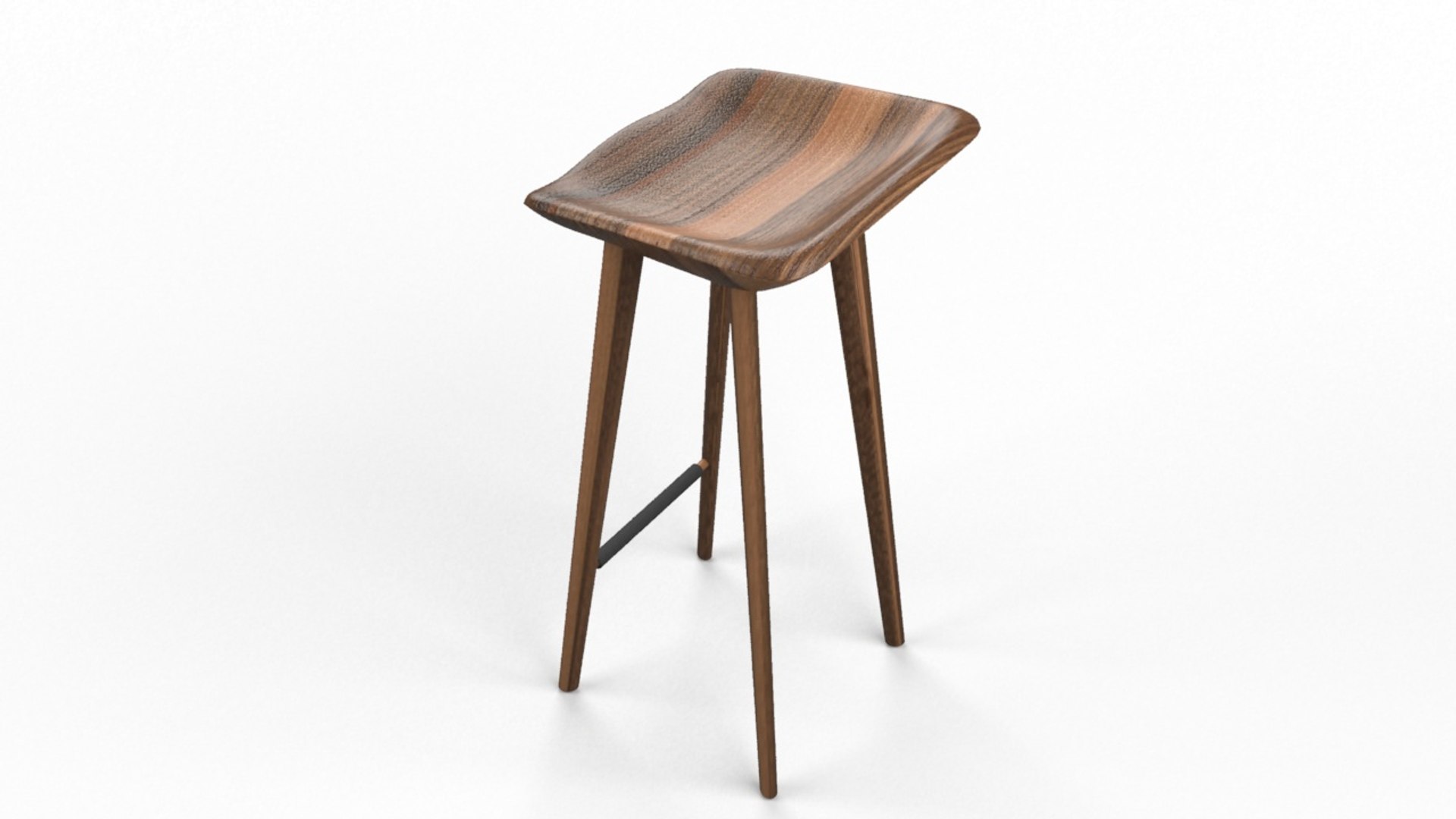 3d tractor barstool bar model