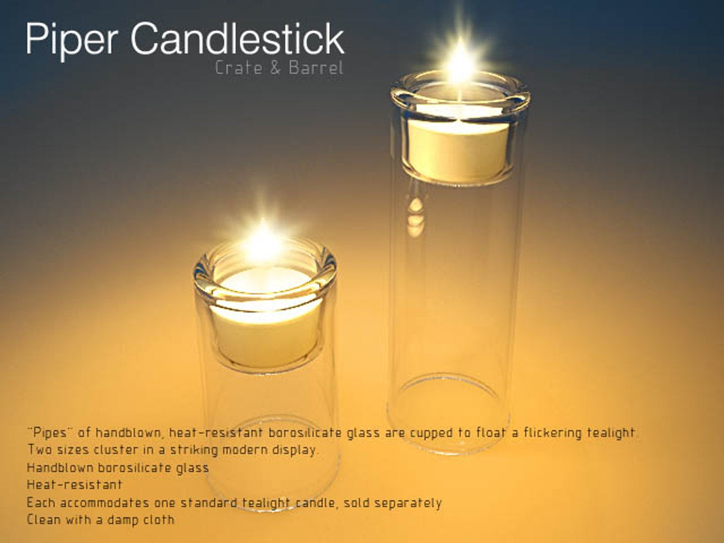 Maya Candle Candleholder Piper