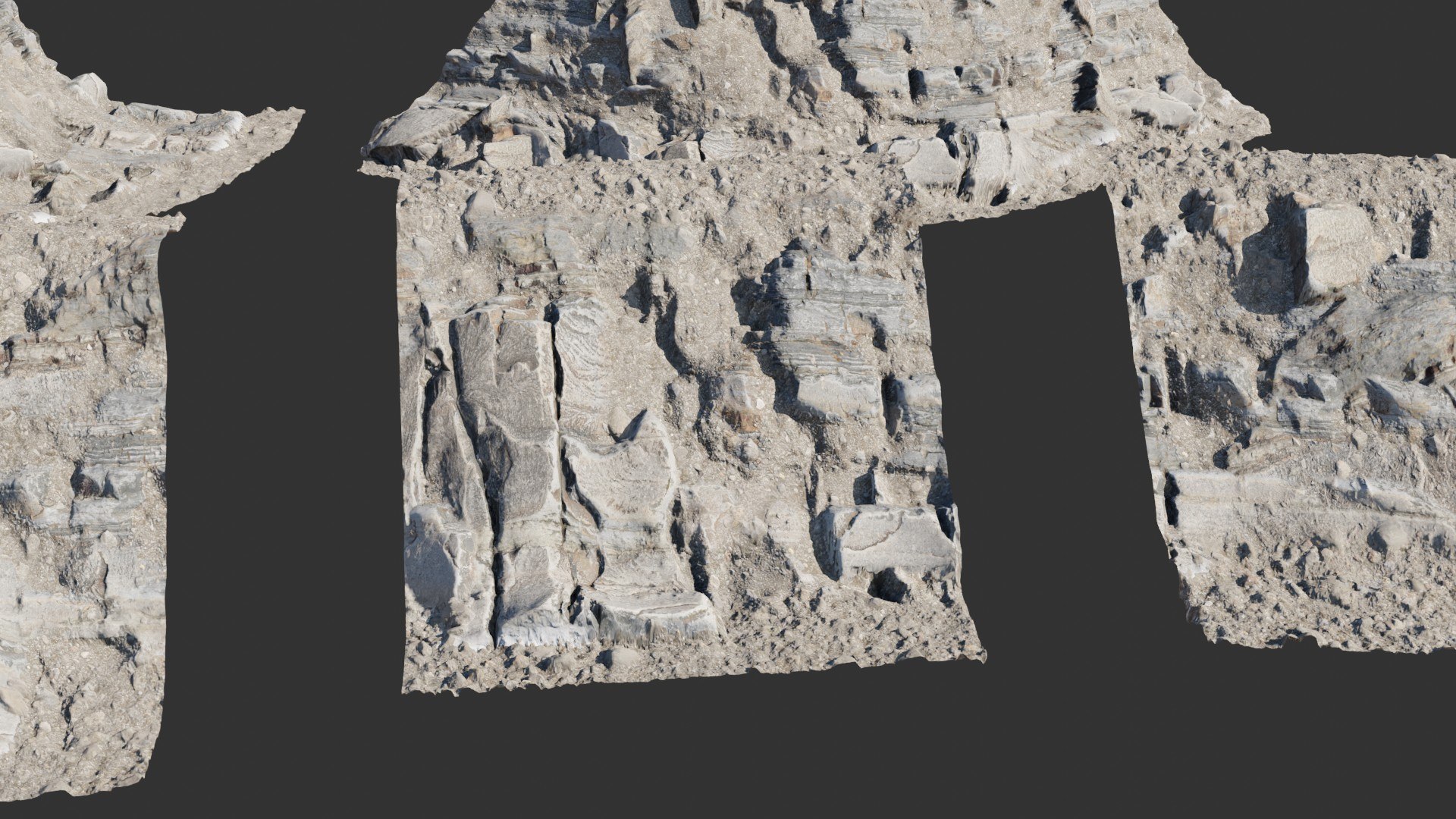 Rock cliffs 02 3D model - TurboSquid 1972214