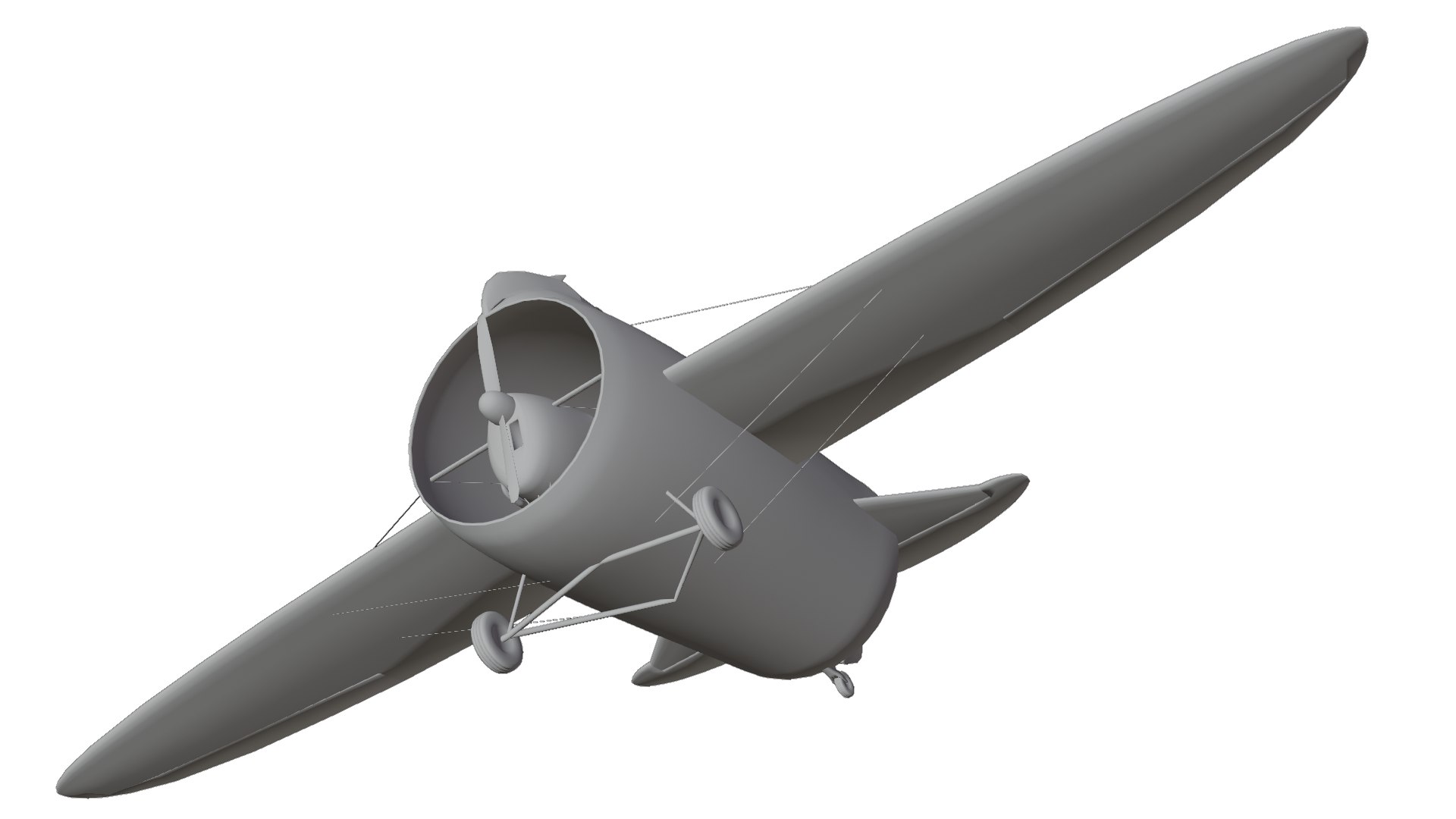 Caproni Stipa Biplane 3D Model - TurboSquid 2237204