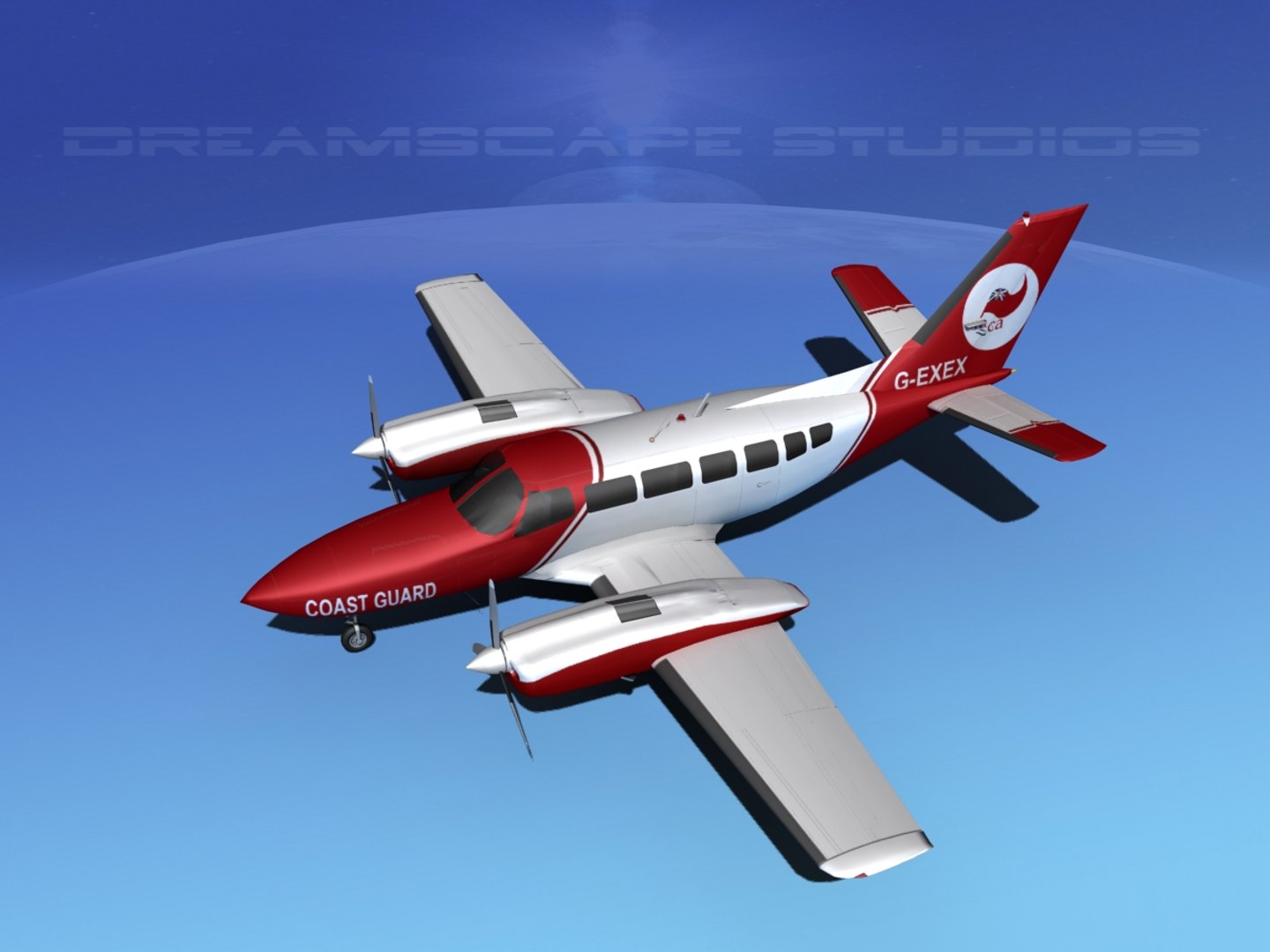 3d Dwg Propellers Cessna 404 Titan