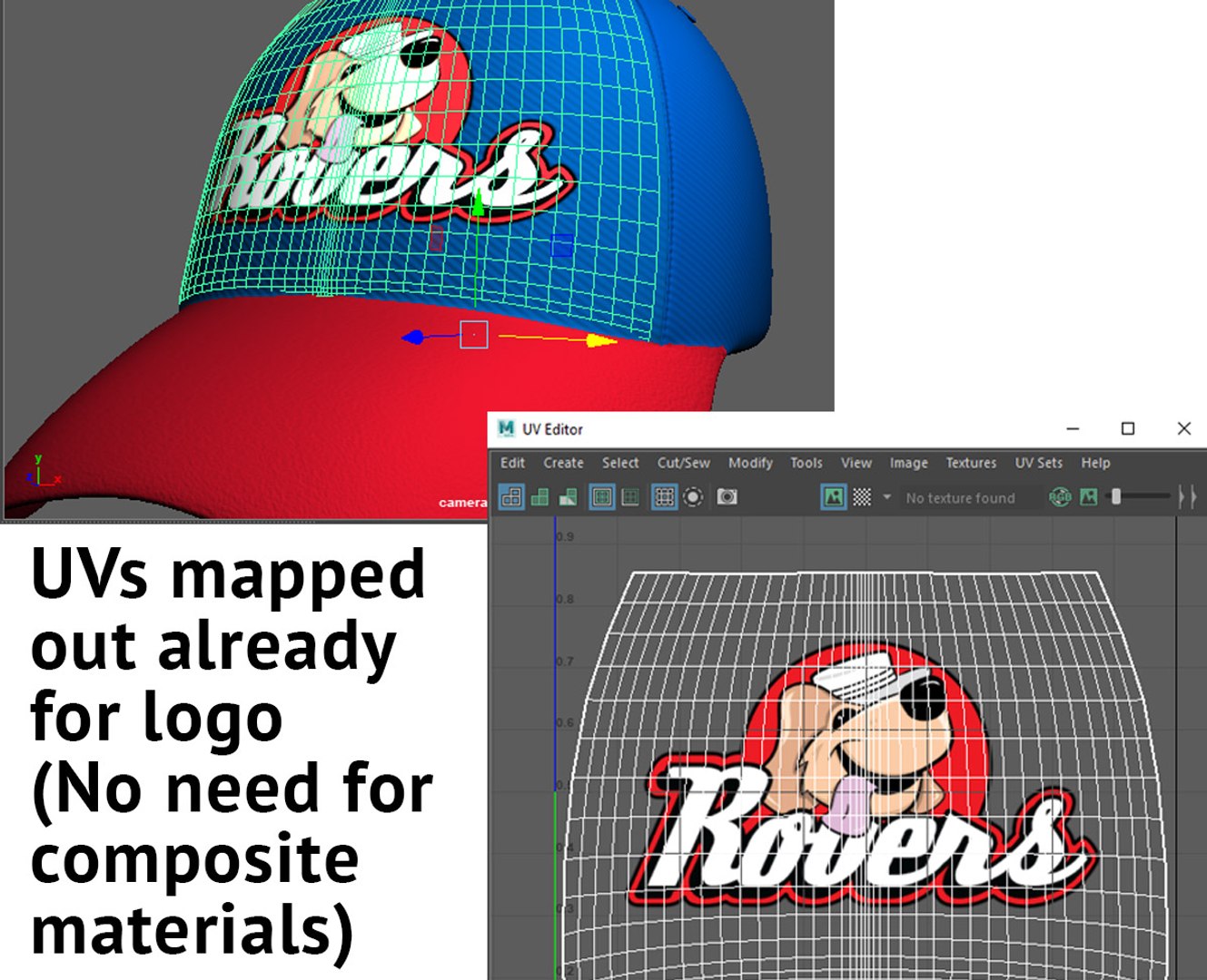 3D Logo Cap - TurboSquid 1383131