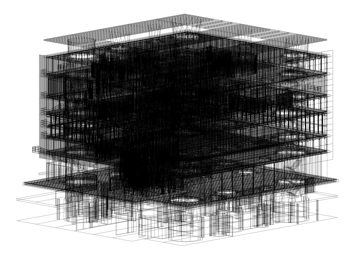 3D Sendai Mediatheque Model - TurboSquid 2076549