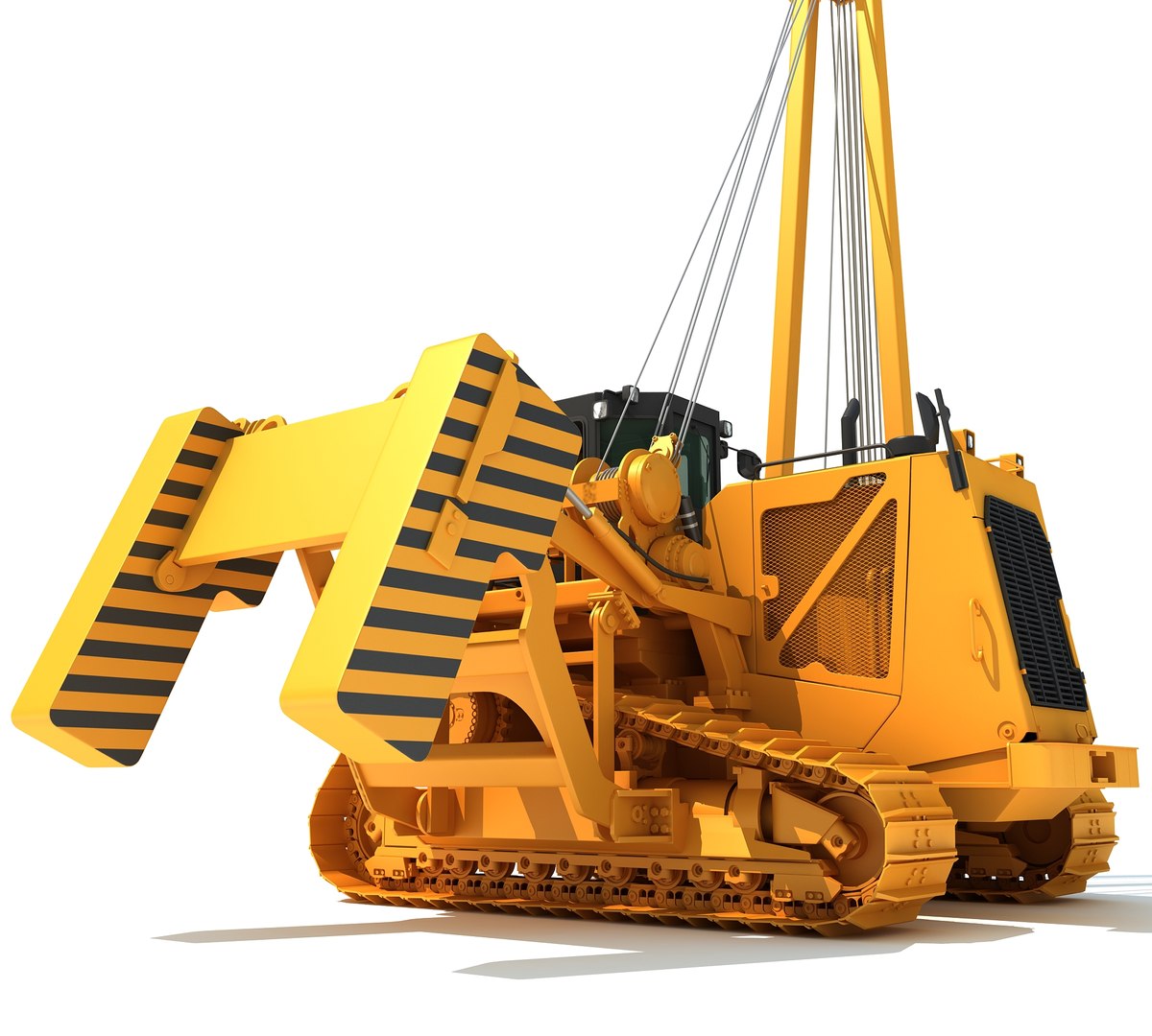 Pipelayer Pipe Layer 3D Model - TurboSquid 1288512