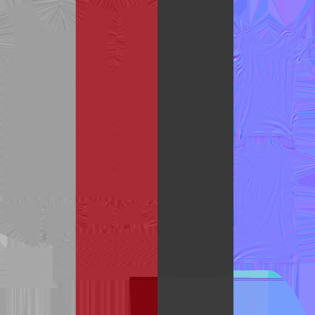 Female Crew Neck Laying Red 3D Model - TurboSquid 1738243