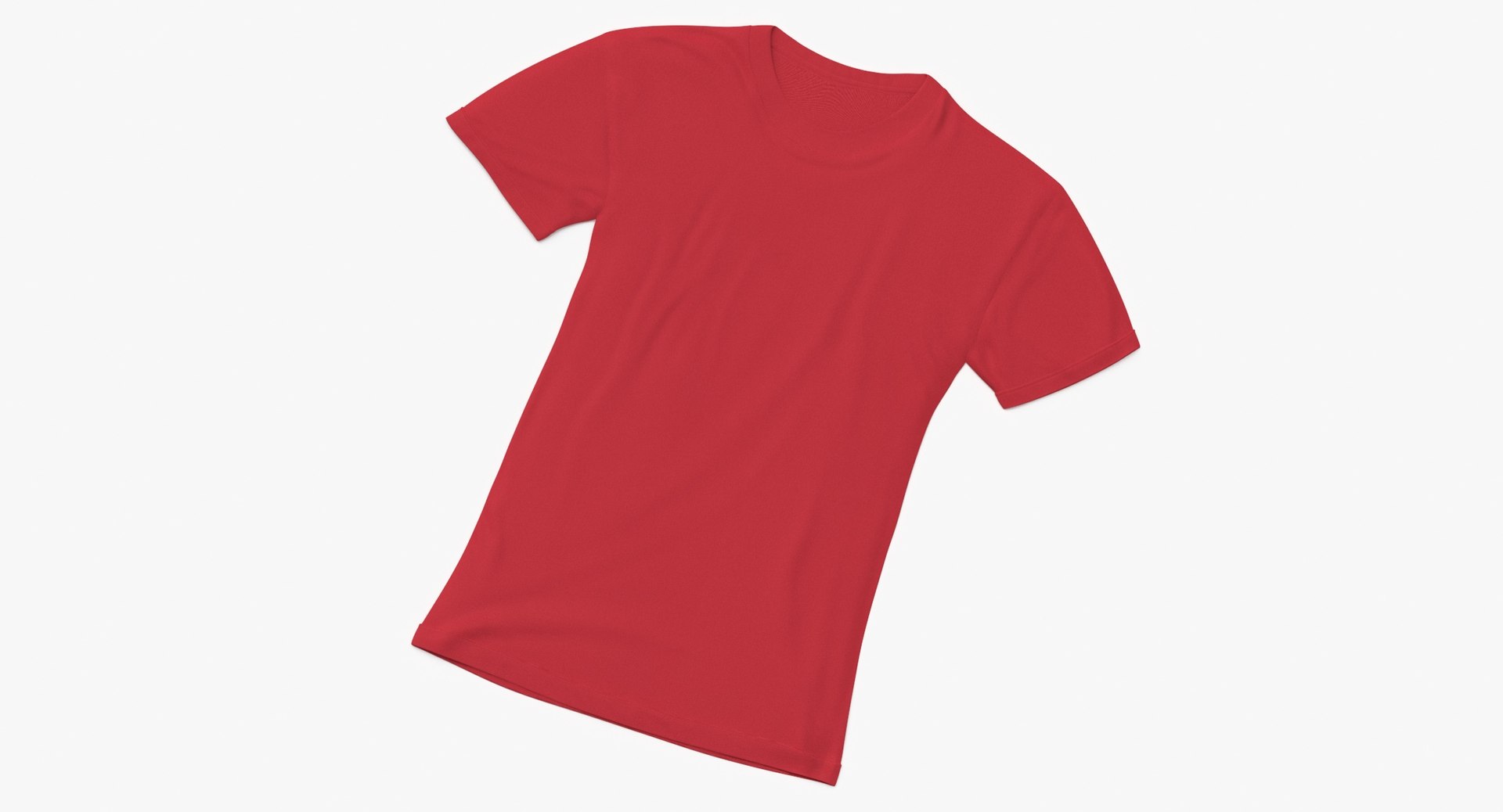 Female Crew Neck Laying Red 3D model - TurboSquid 1738243