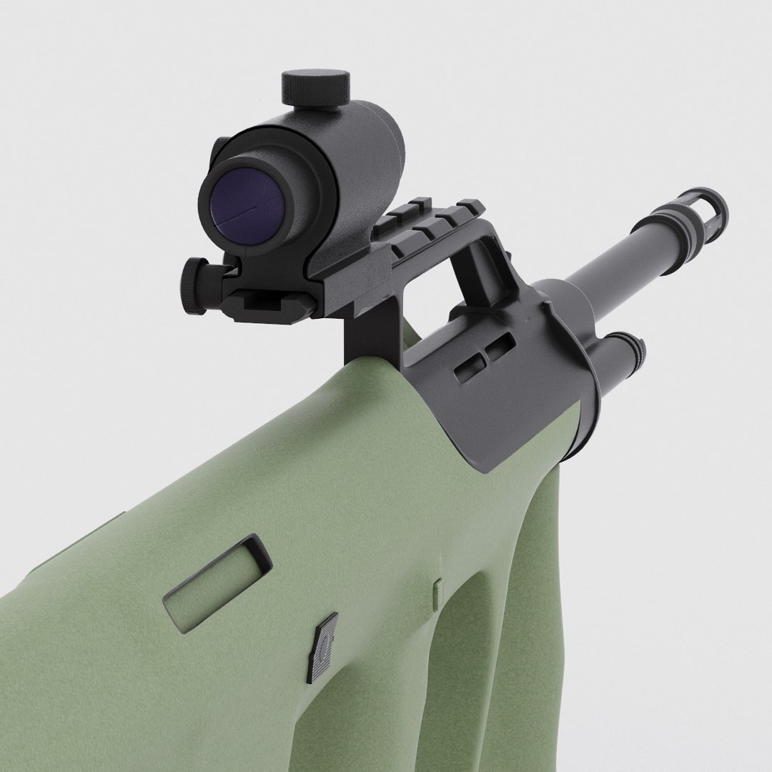 3ds Max Steyr Aug A2 Acog