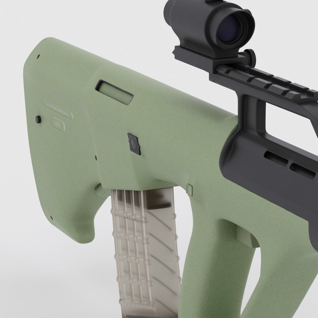 3ds Max Steyr Aug A2 Acog
