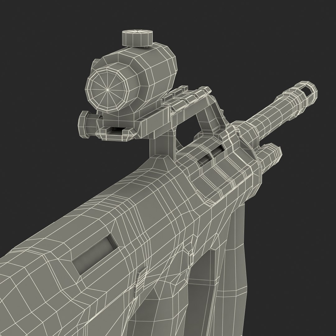 3ds max steyr aug a2 acog