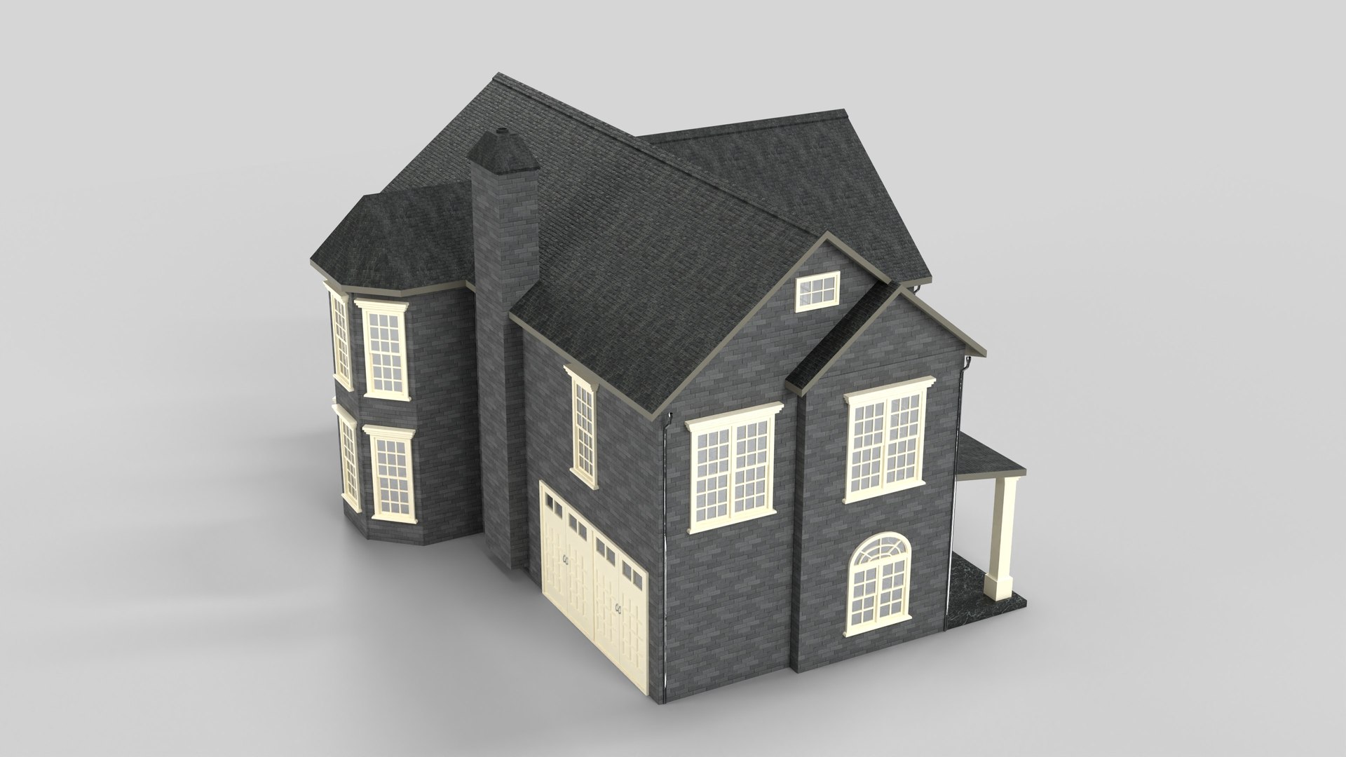 Neighborhood Houses Collection 11-20 Pack T1 3D Model - TurboSquid 2221905