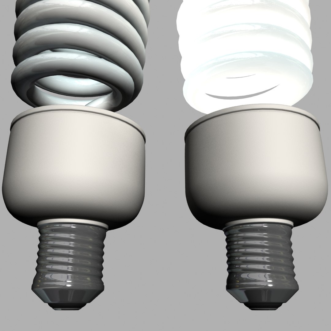 spiral bulb 3d max