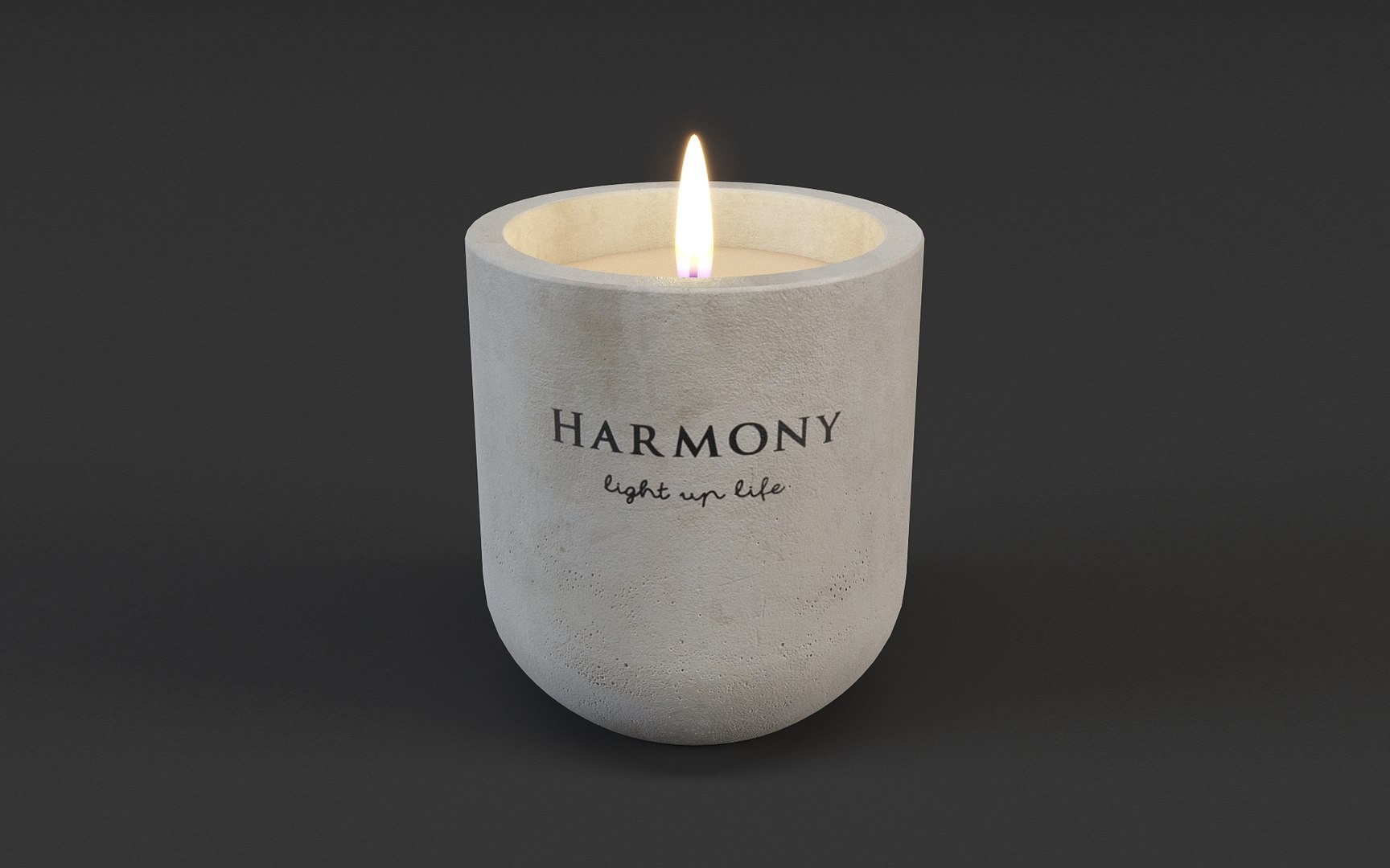 Candle BOSSE - D8xH9cm - JYSK 3D Model - TurboSquid 2178615