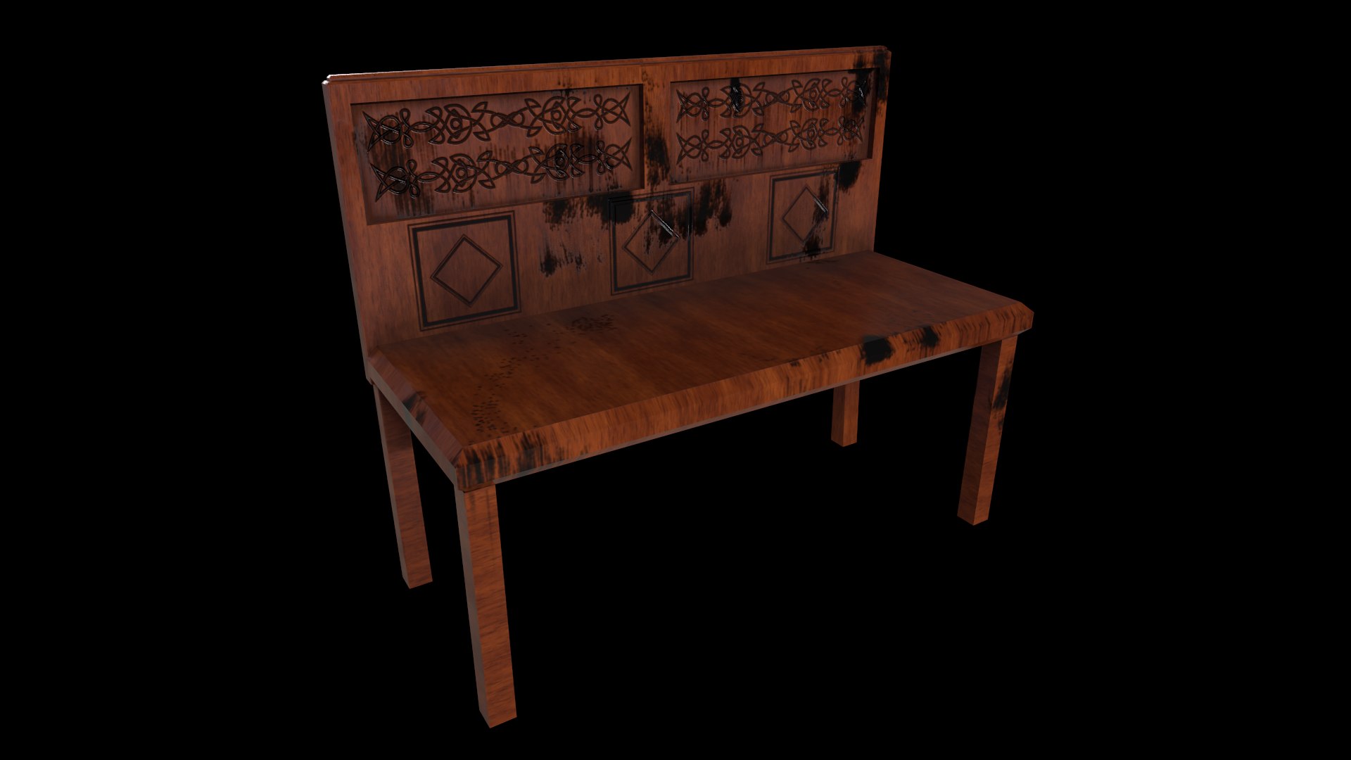 3D Chiar Game Ready Low Poly PBR 3D Model - TurboSquid 2182976