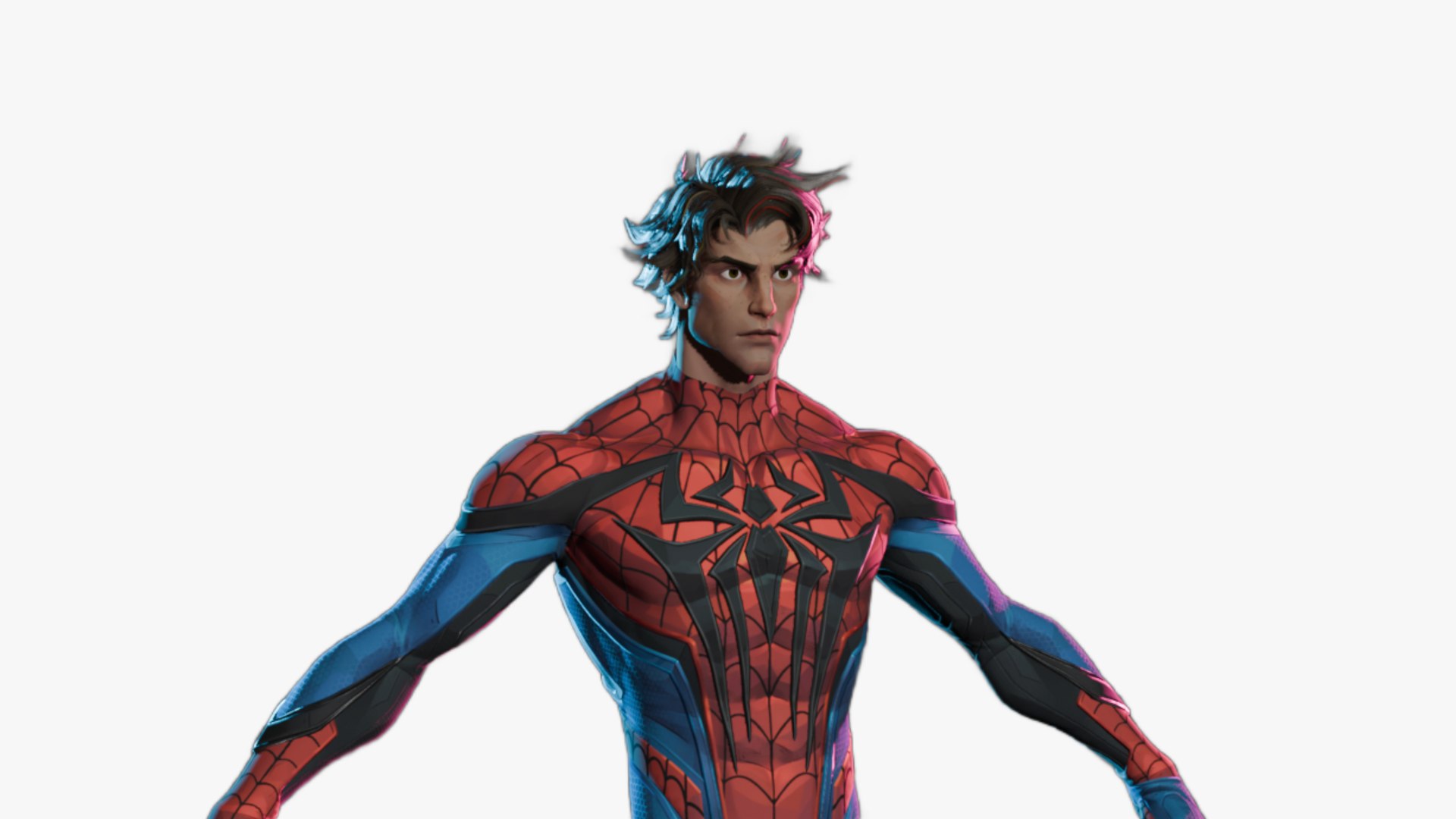 SpiderMan Stylized Rigged 3D Model - TurboSquid 2335186
