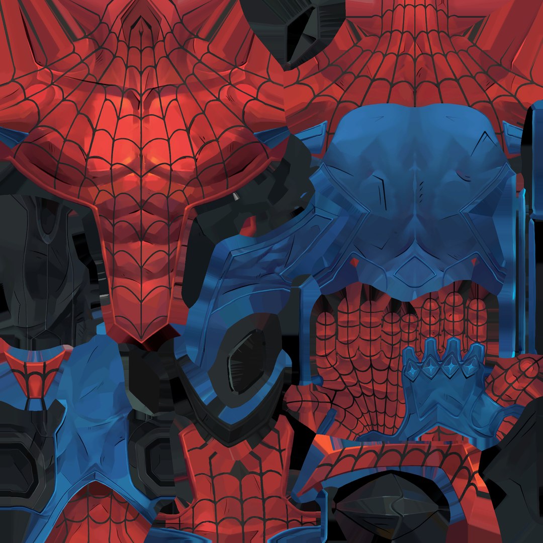 SpiderMan Stylized Rigged 3D Model - TurboSquid 2335186