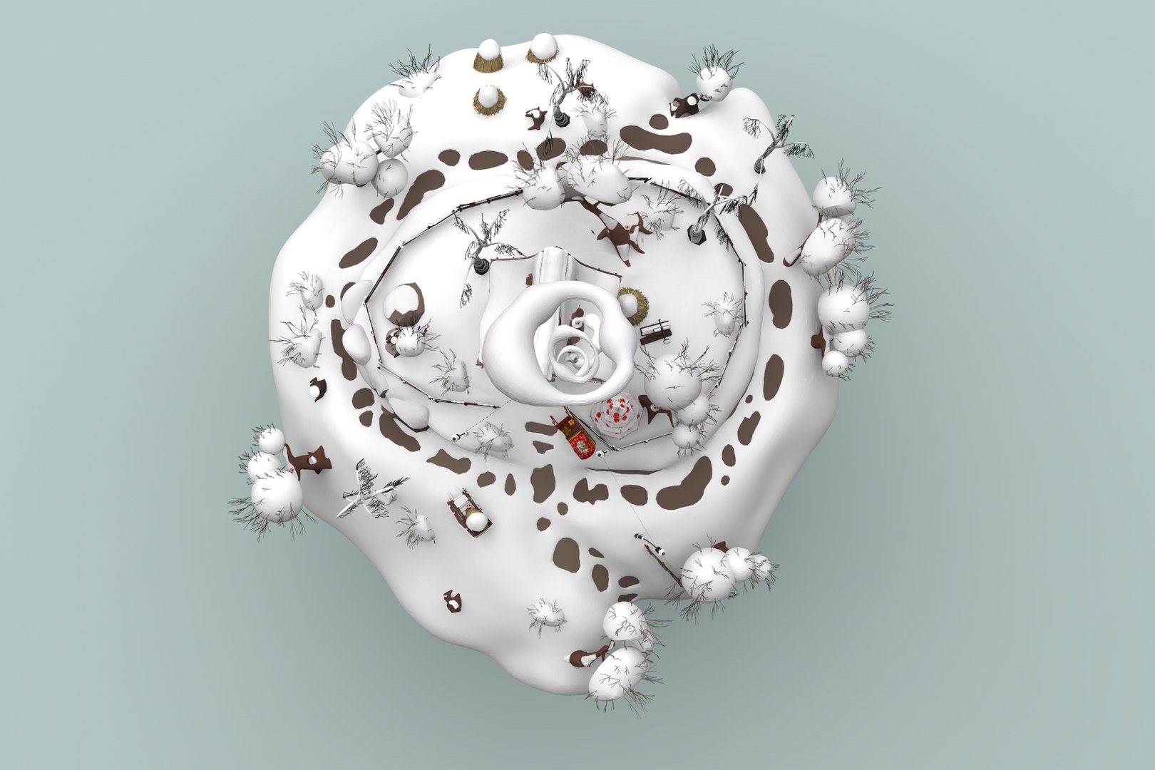 3D Winter Scene Model - TurboSquid 1511828