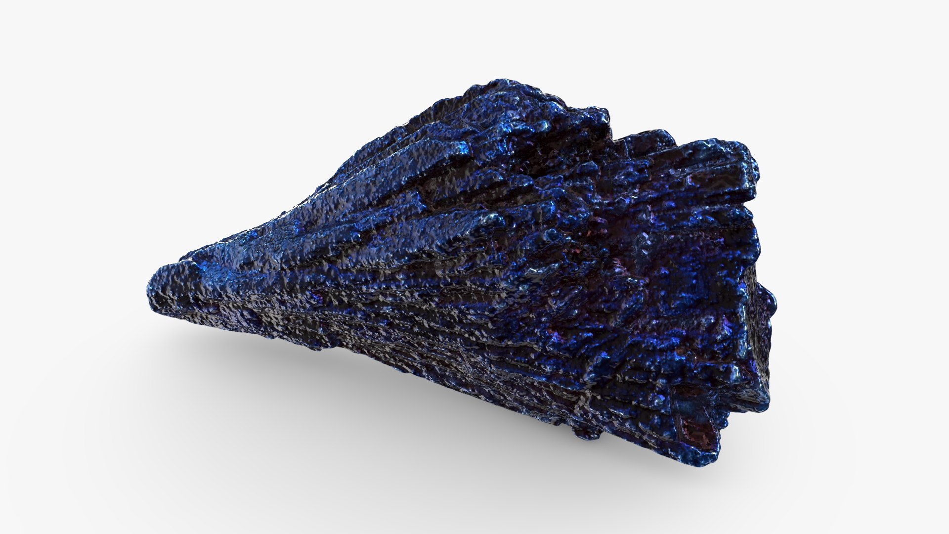 3D Blue Titanium Aura 02 Model - TurboSquid 2350121