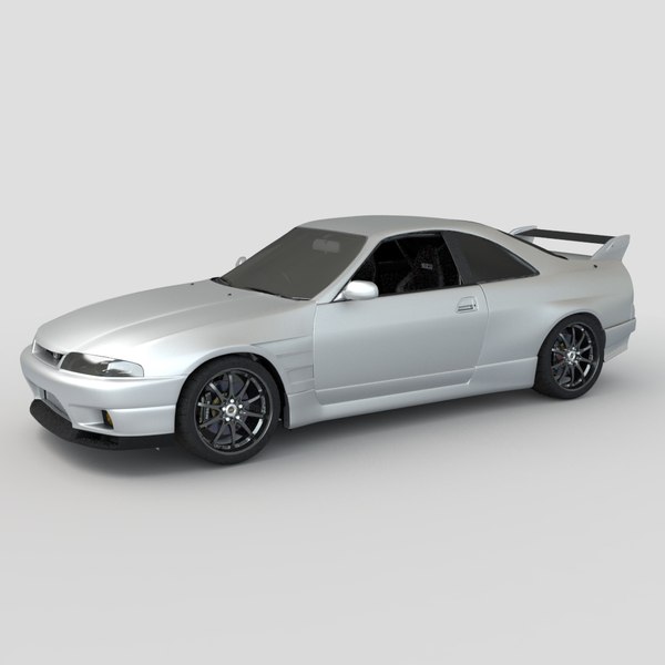 nissan skyline r33 gtr 3d model