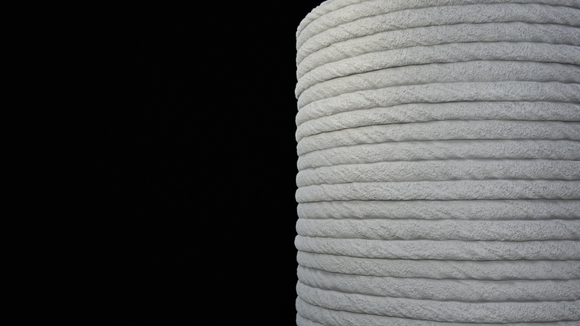 3D Printed Concrete Wall Substance PBR Material And Textures 3D ...