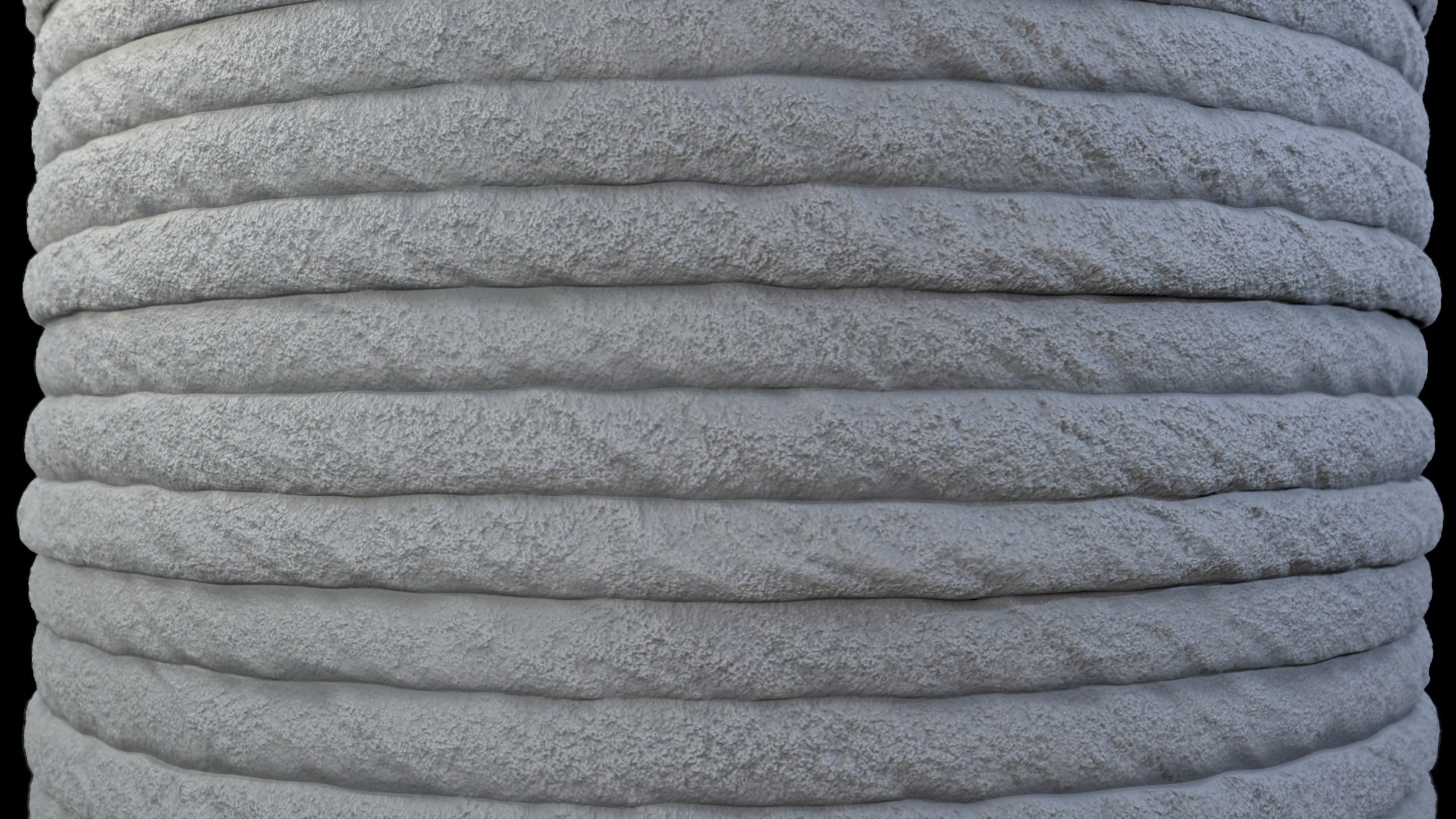 3D Printed Concrete Wall Substance PBR Material And Textures 3D ...