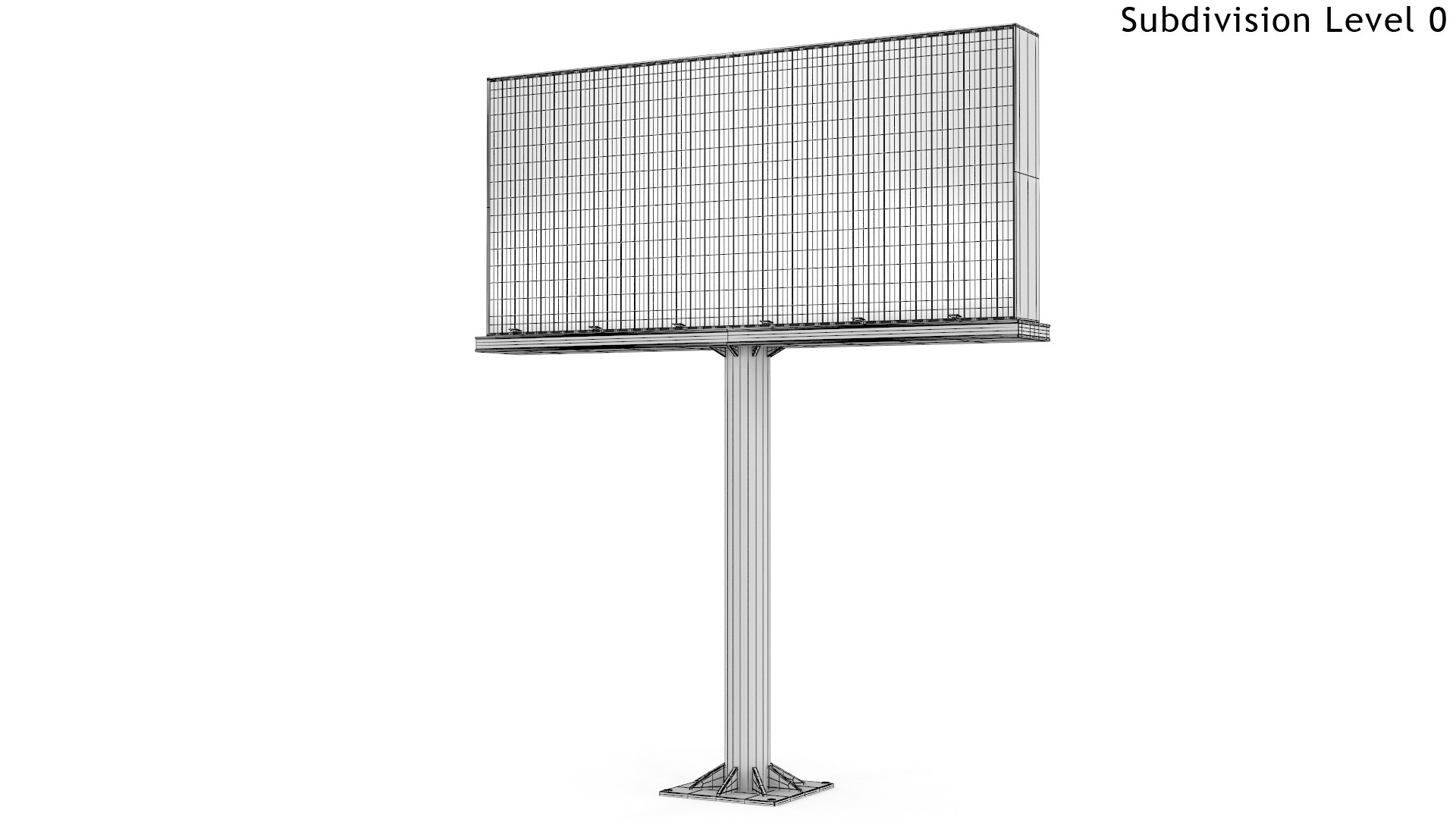 3D Billboard Three Rotating Banners model - TurboSquid 1781703