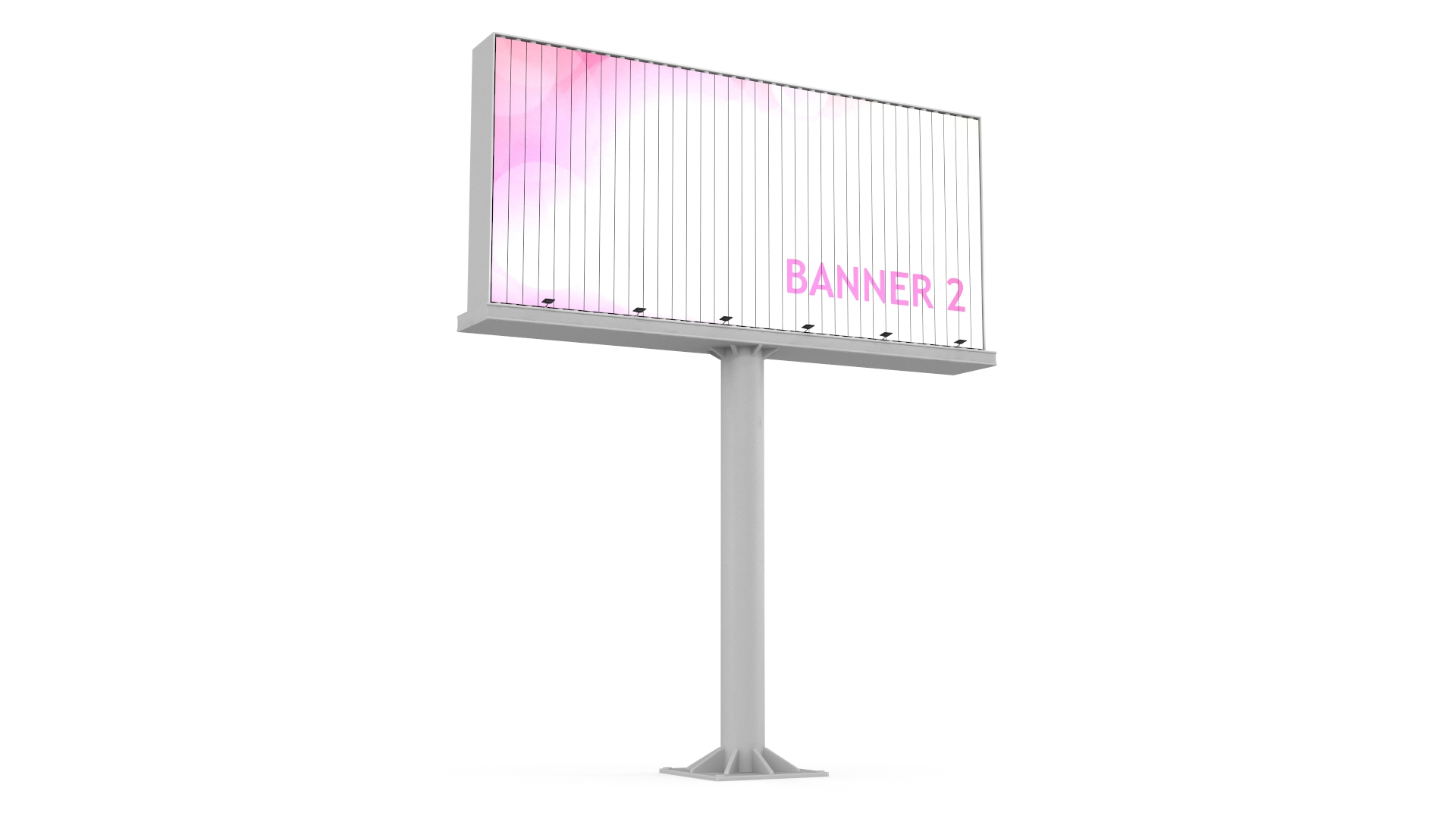 3D Billboard Three Rotating Banners Model - TurboSquid 1781703