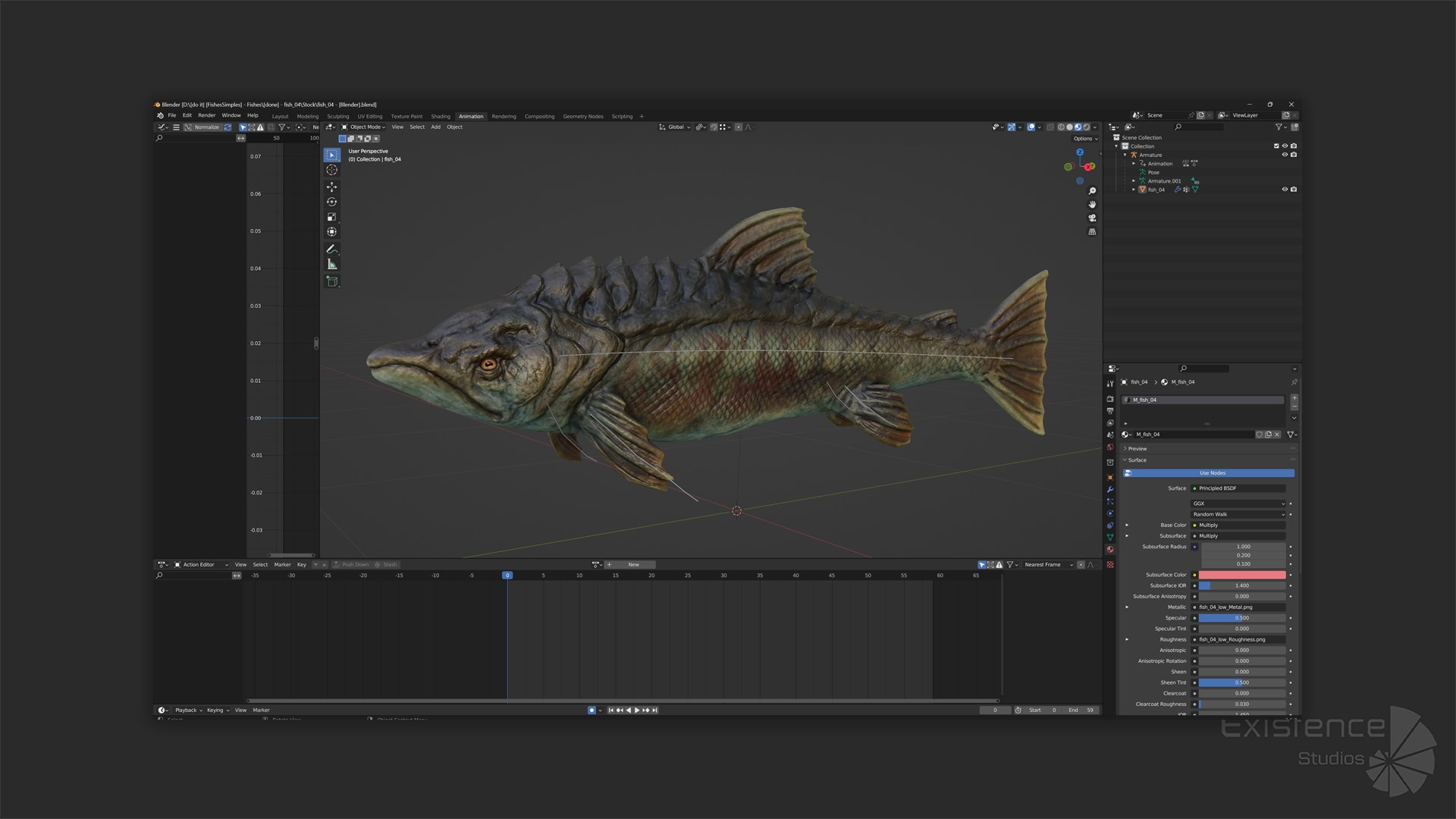3D Fantasy Fish 04 - Aqua Life - Underwater Creature - 31 - TurboSquid ...